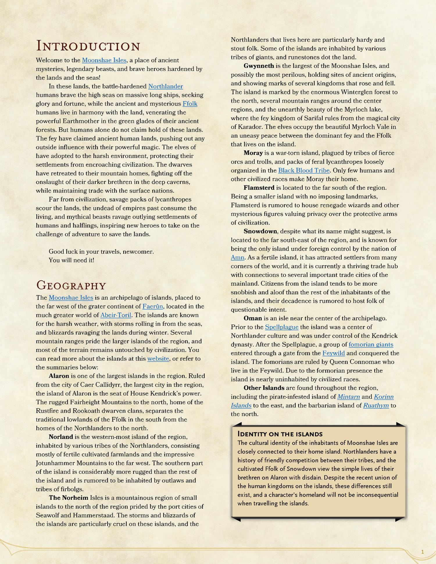 Player Guide to Moonshae Isles.pdf | DocDroid