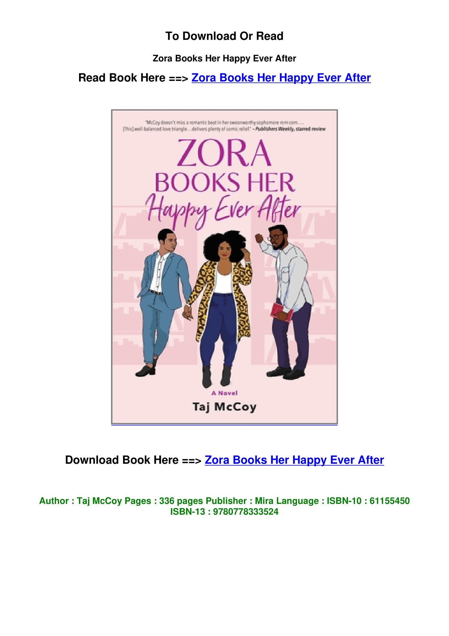 PDF DOWNLOAD Zora Books Her Happy Ever After BY Taj McCoy.pdf | DocDroid