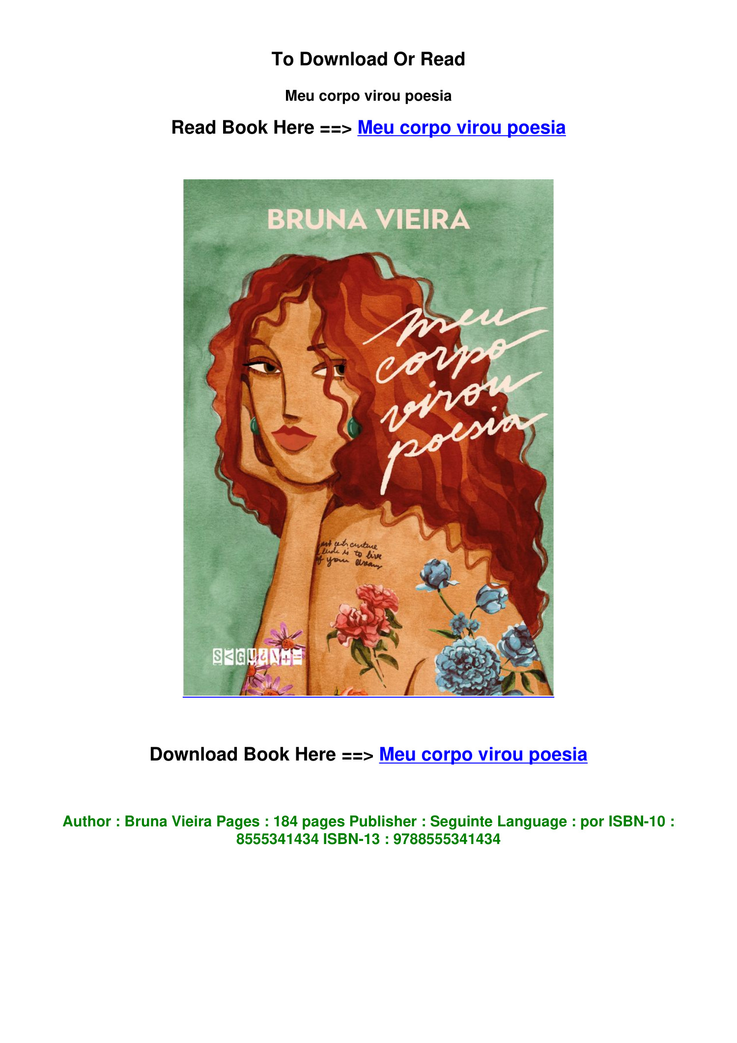 download PDF Meu corpo virou poesia By Bruna Vieira.pdf | DocDroid