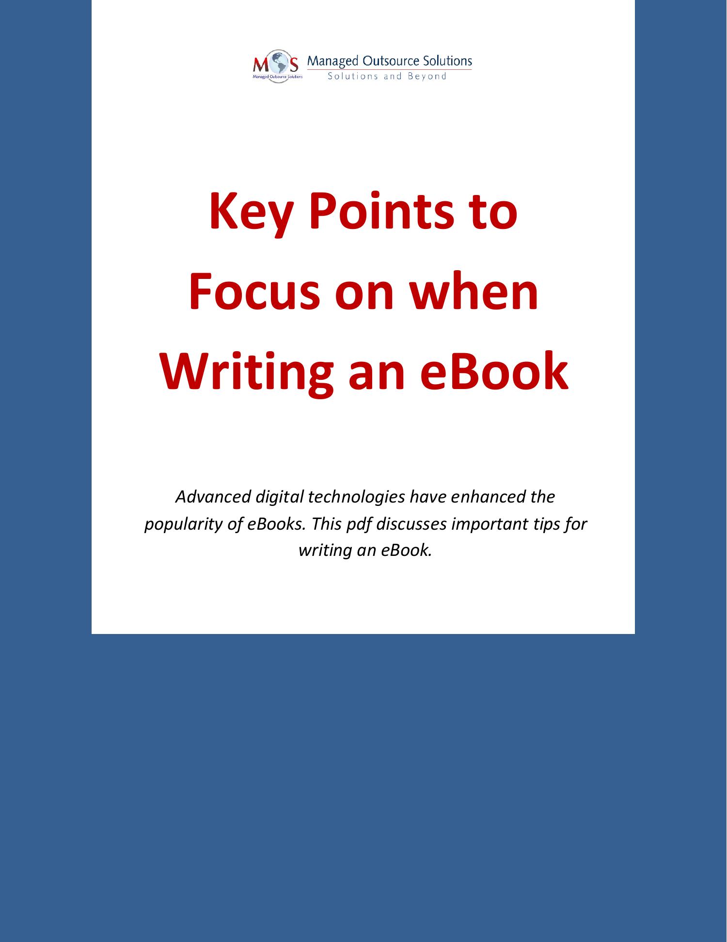 Key Points to Focus on when Writing an eBook.pdf | DocDroid