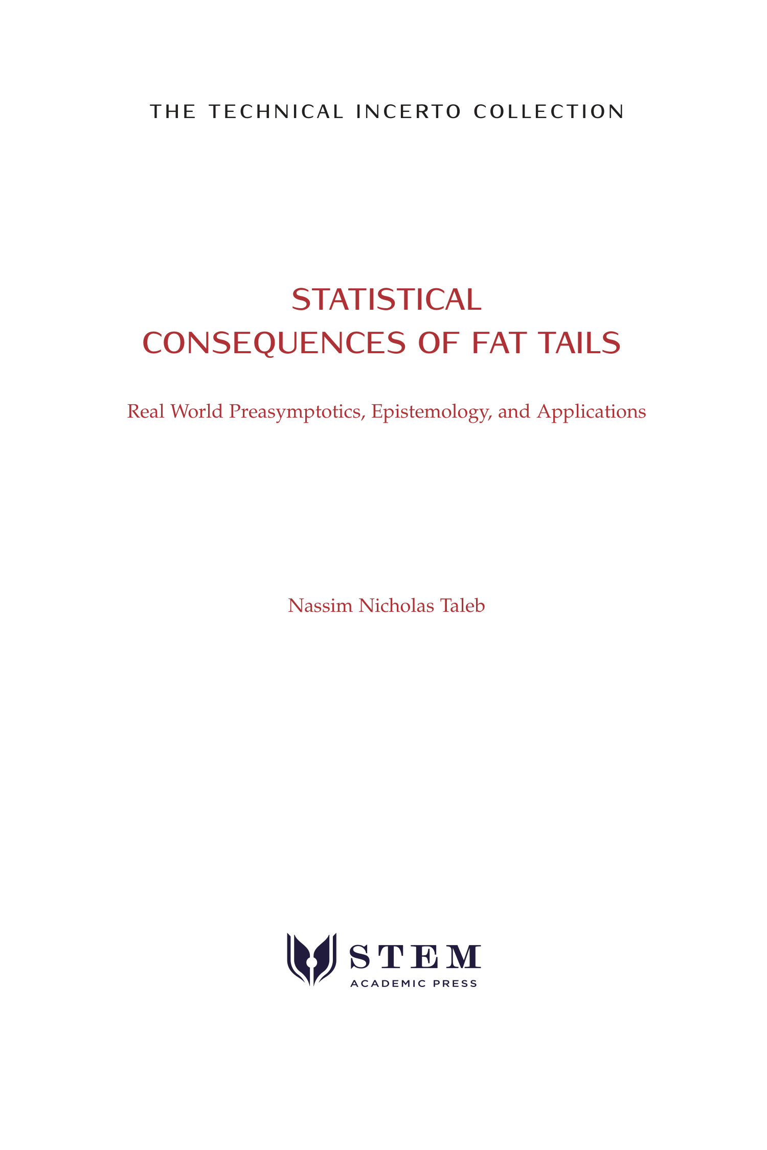 Technical_Incerto_Collection_Nassim_Nicholas_Taleb_Statistical ...