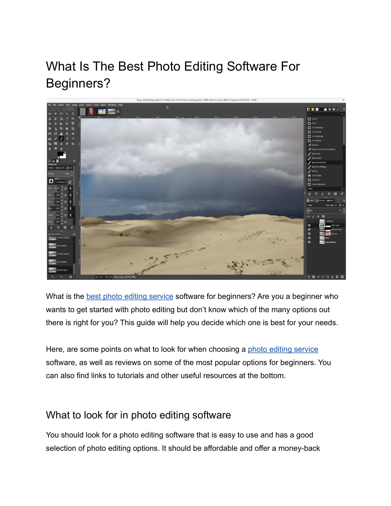 Can You Really Find Learn How To Find The Best Photo Editing Software ...