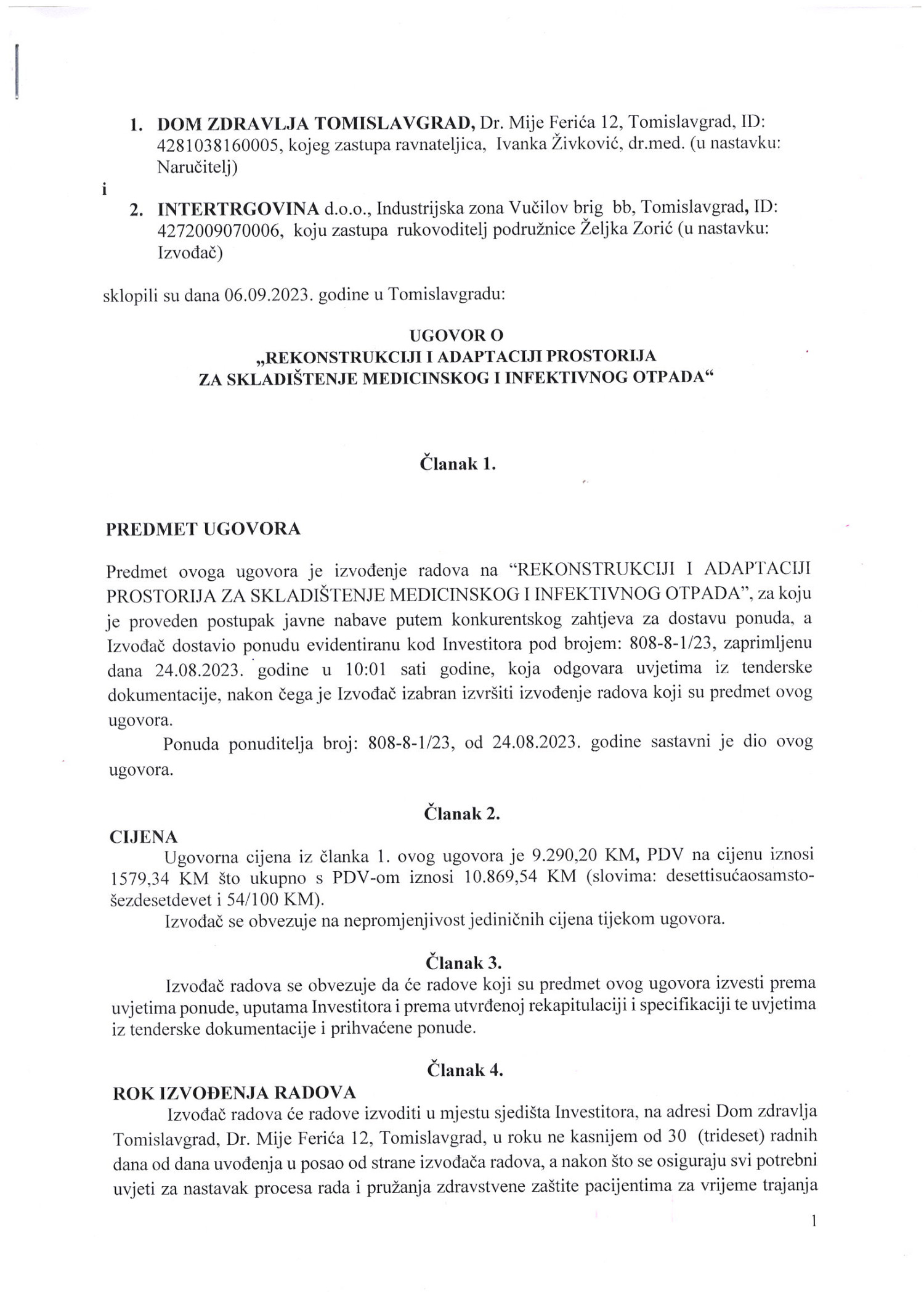 UGOVOR MED I INFEK OTPAD.pdf | DocDroid