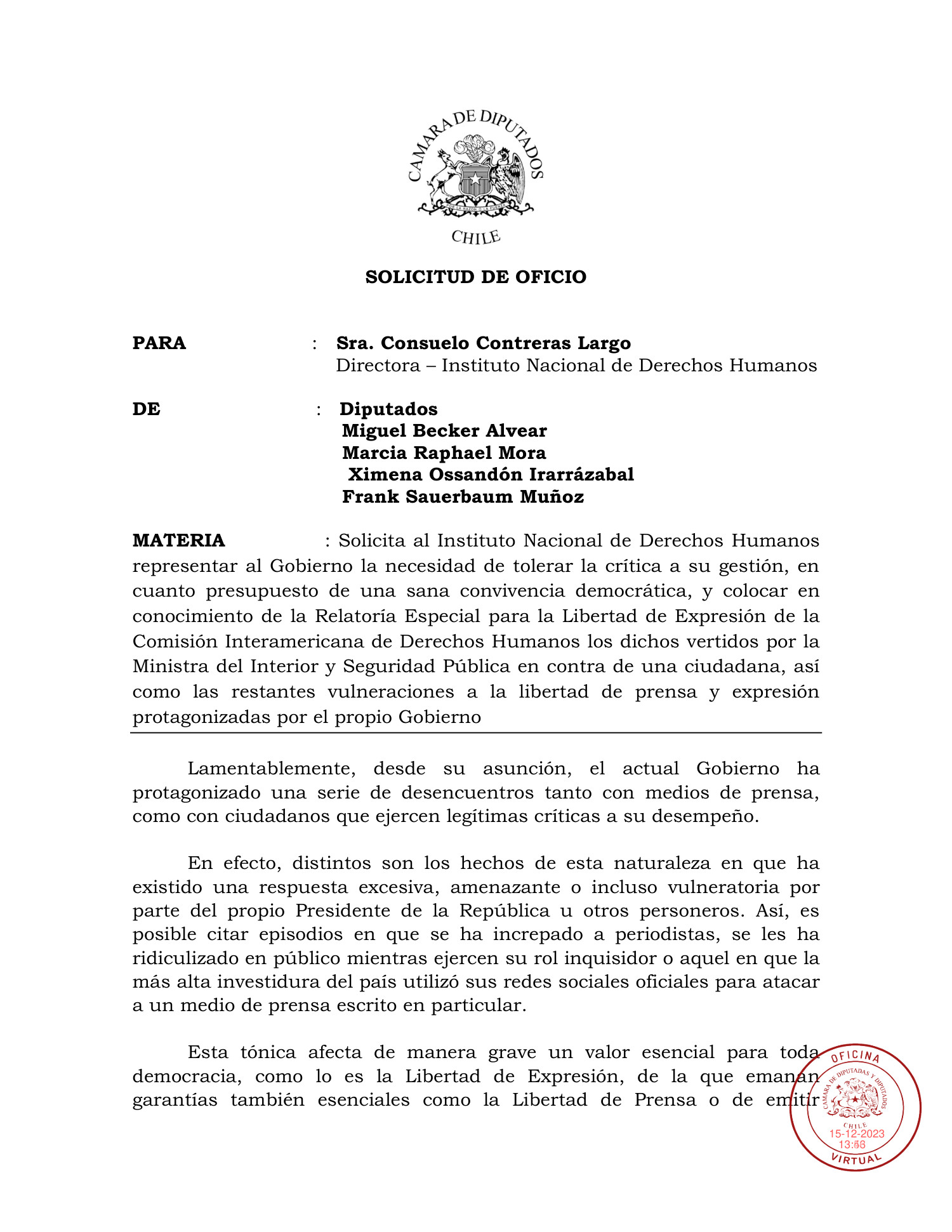 OFICIO FISCALIZACION DD.HH.pdf | DocDroid