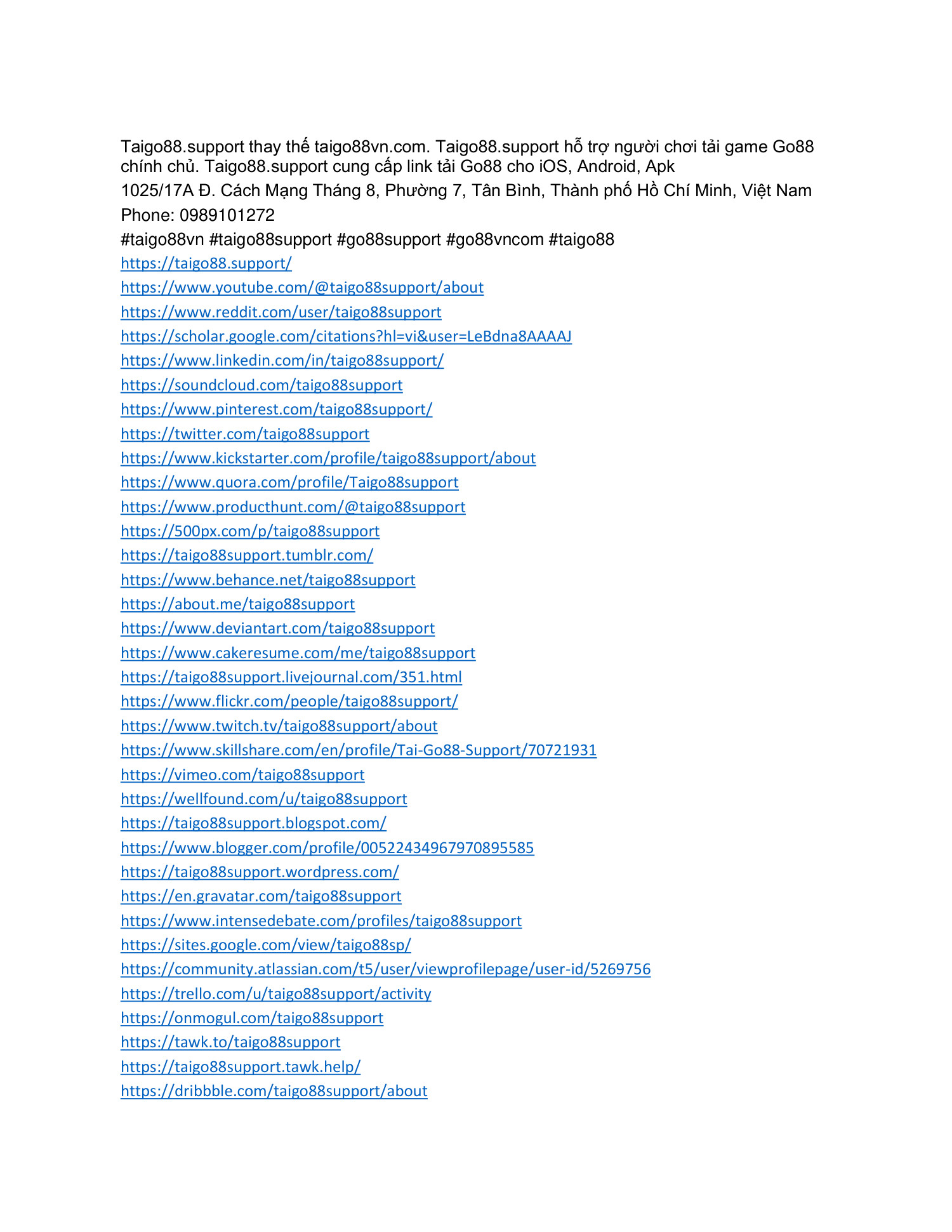 Tai Go88 Support.docx | DocDroid