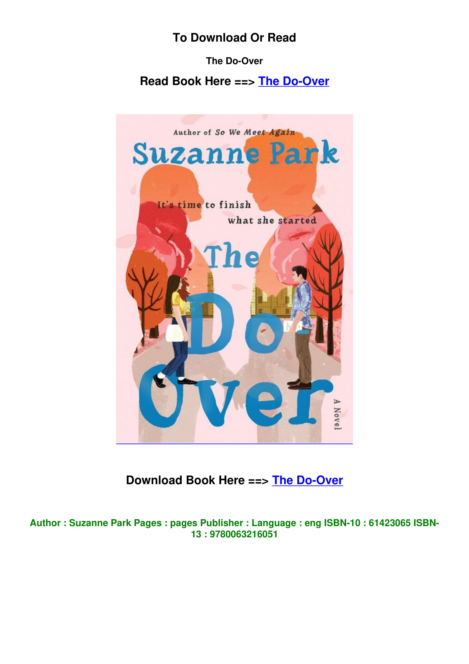 epub download The Do Over By Suzanne Park.pdf | DocDroid