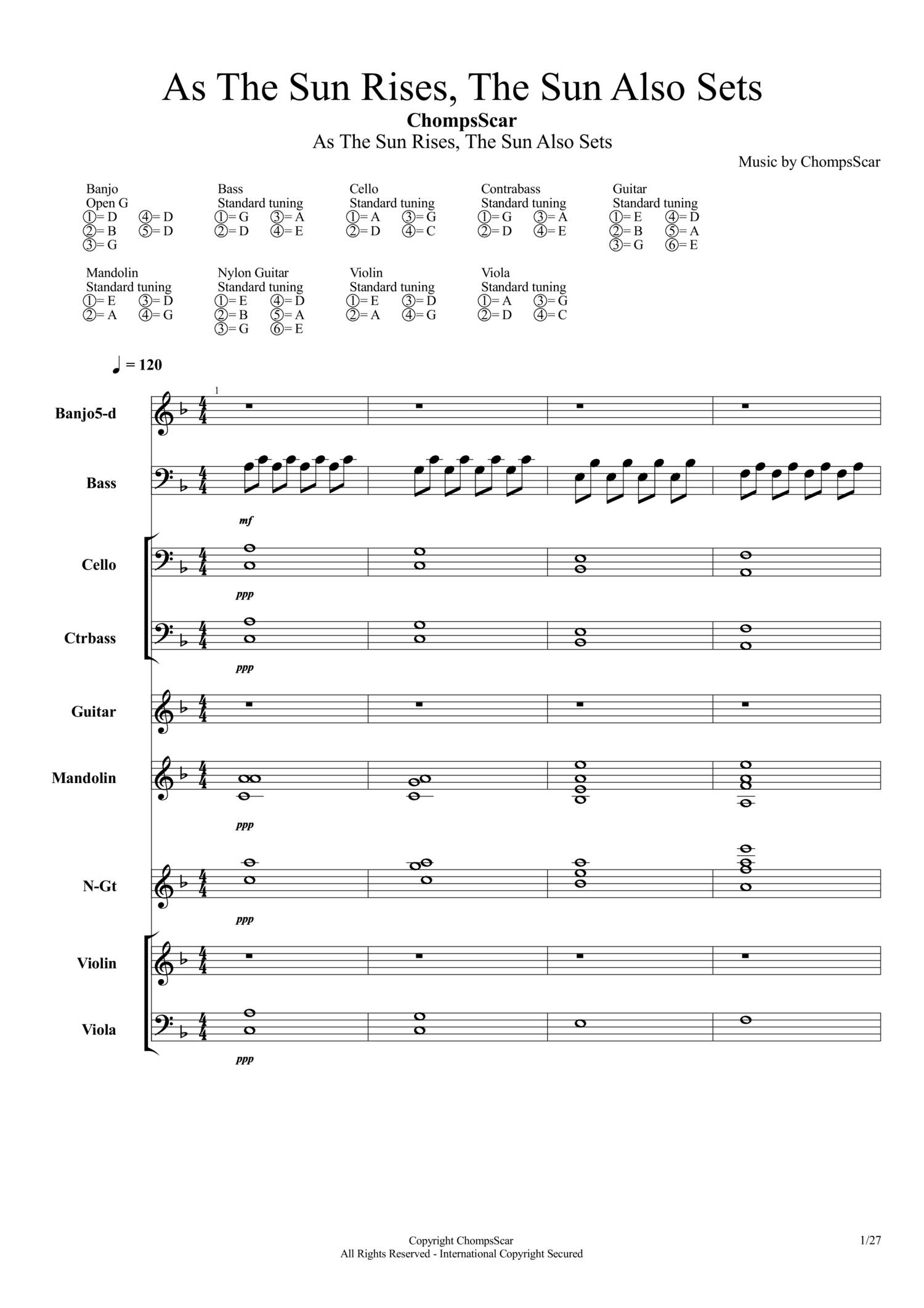 As The Sun Rises, The Sun Also Sets Sheet Music.pdf | DocDroid