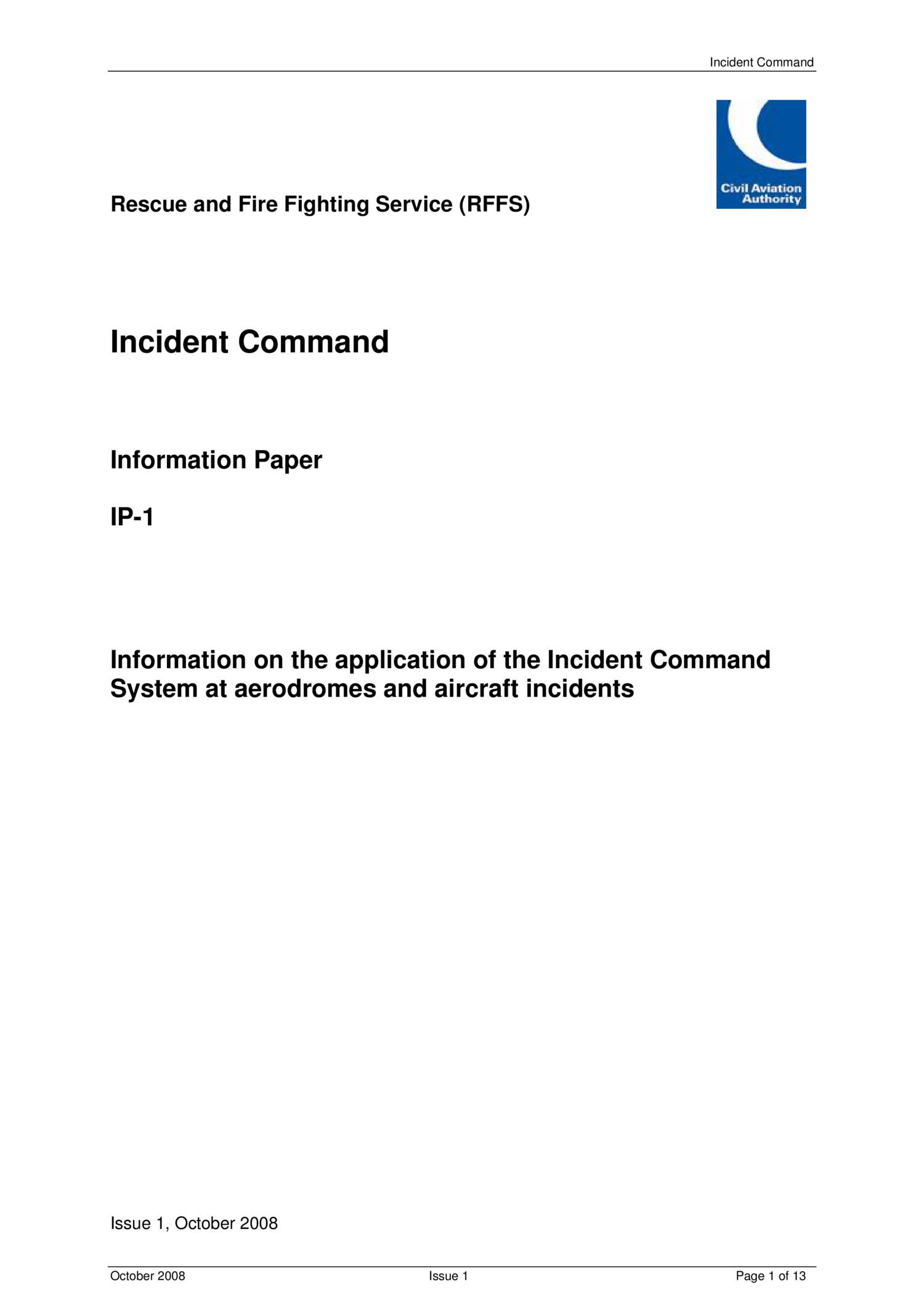 Rescue and Fire Fighting Service (RFFS) Incident Command .pdf | DocDroid