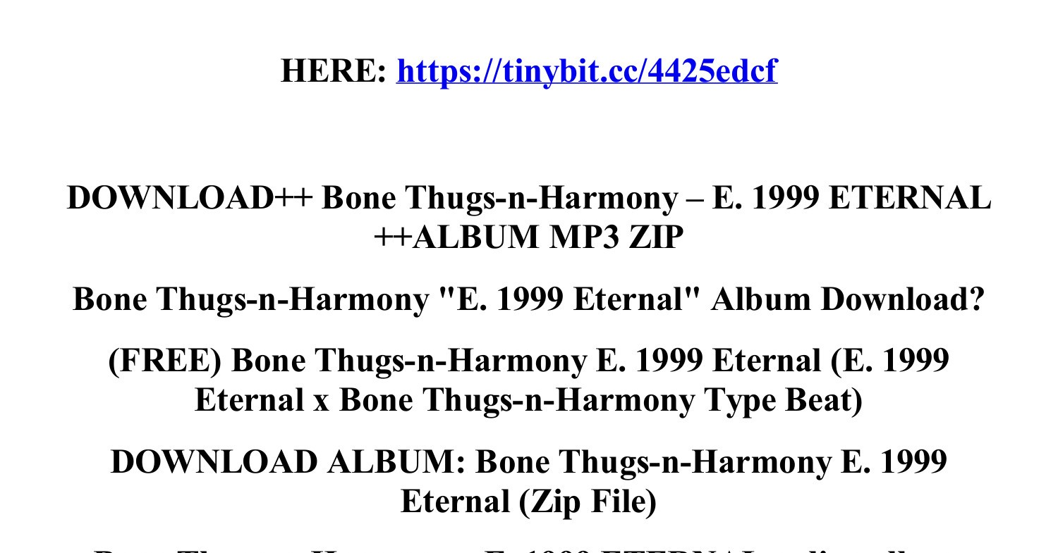 download_bone_thugs_n_harmony_e_1999_eternal_album_mp3_zip.pdf | DocDroid