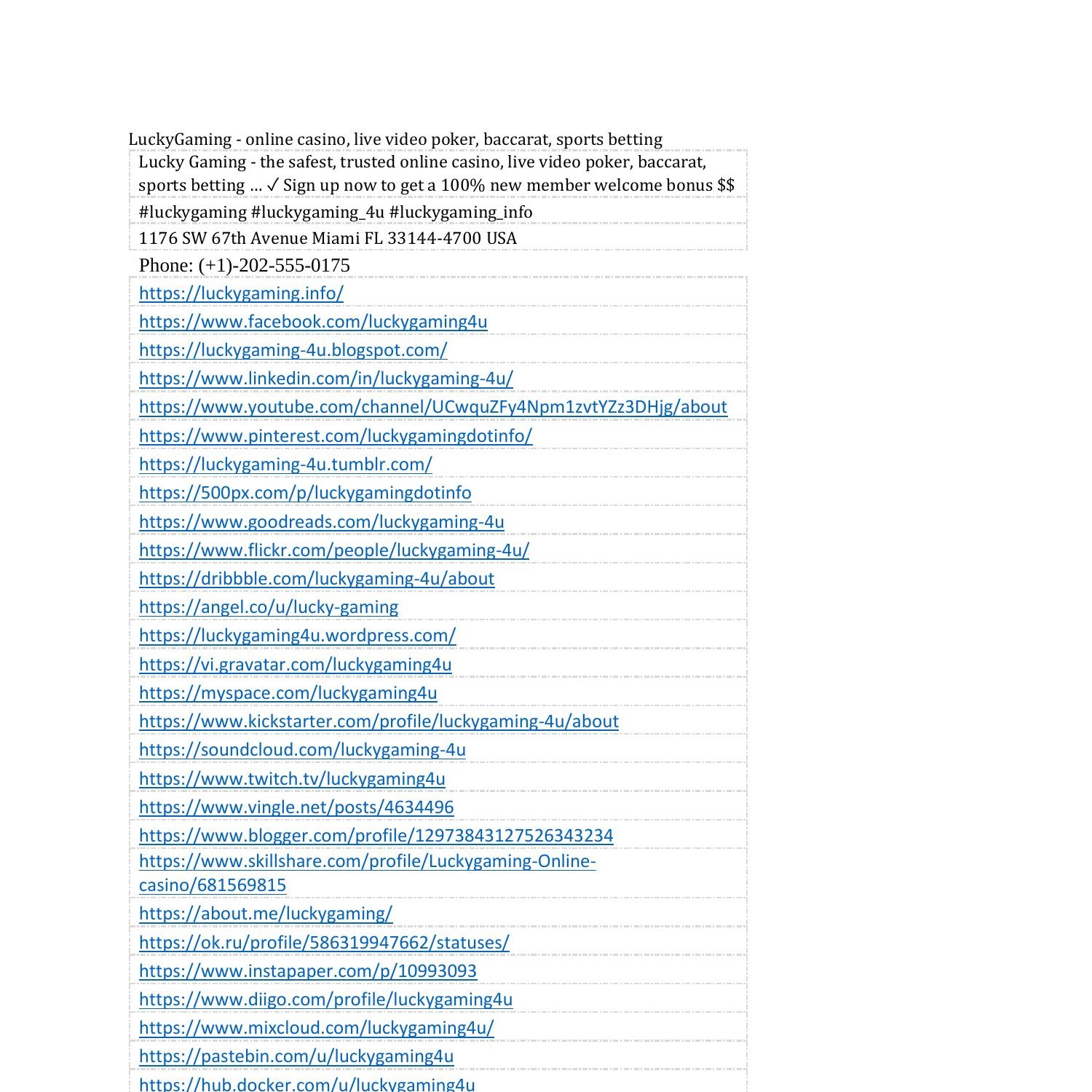 LuckyGaming.docx | DocDroid