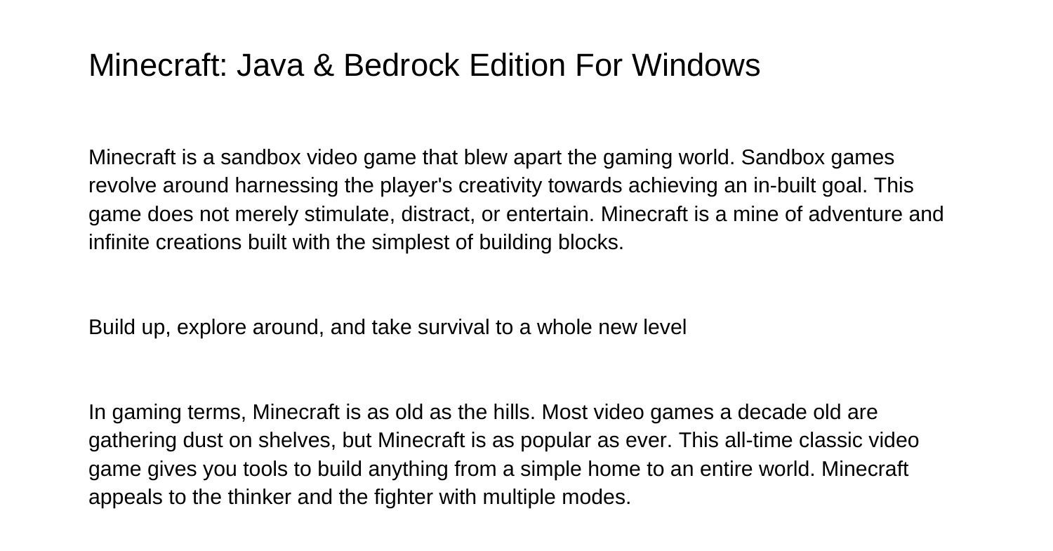 Minecraft Java Bedrock Edition For Windowslwujv.pdf.pdf | DocDroid
