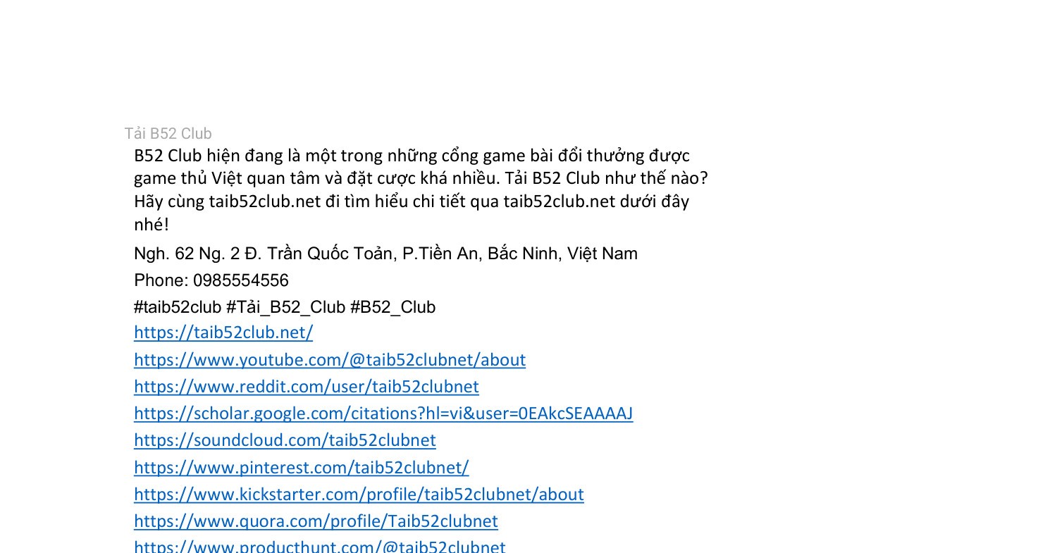 Tải B52 Club.docx | DocDroid