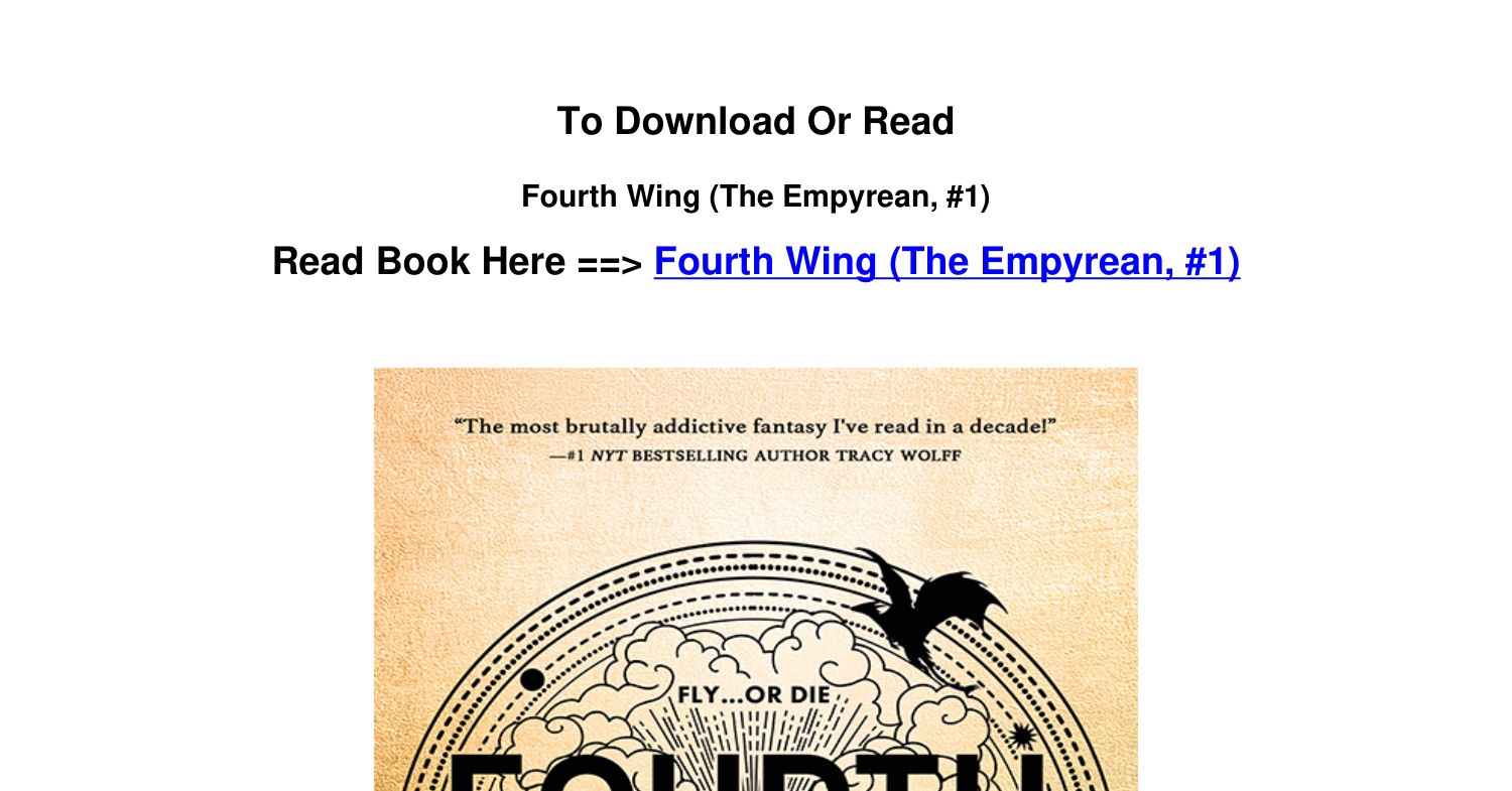 pdf Download Fourth Wing The Empyrean 1 by Rebecca Yarros.pdf | DocDroid