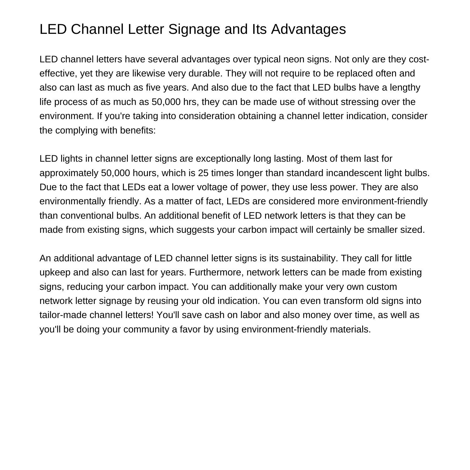 LED Network Letter Signs as well as Its Benefitstqwjv.pdf.pdf | DocDroid