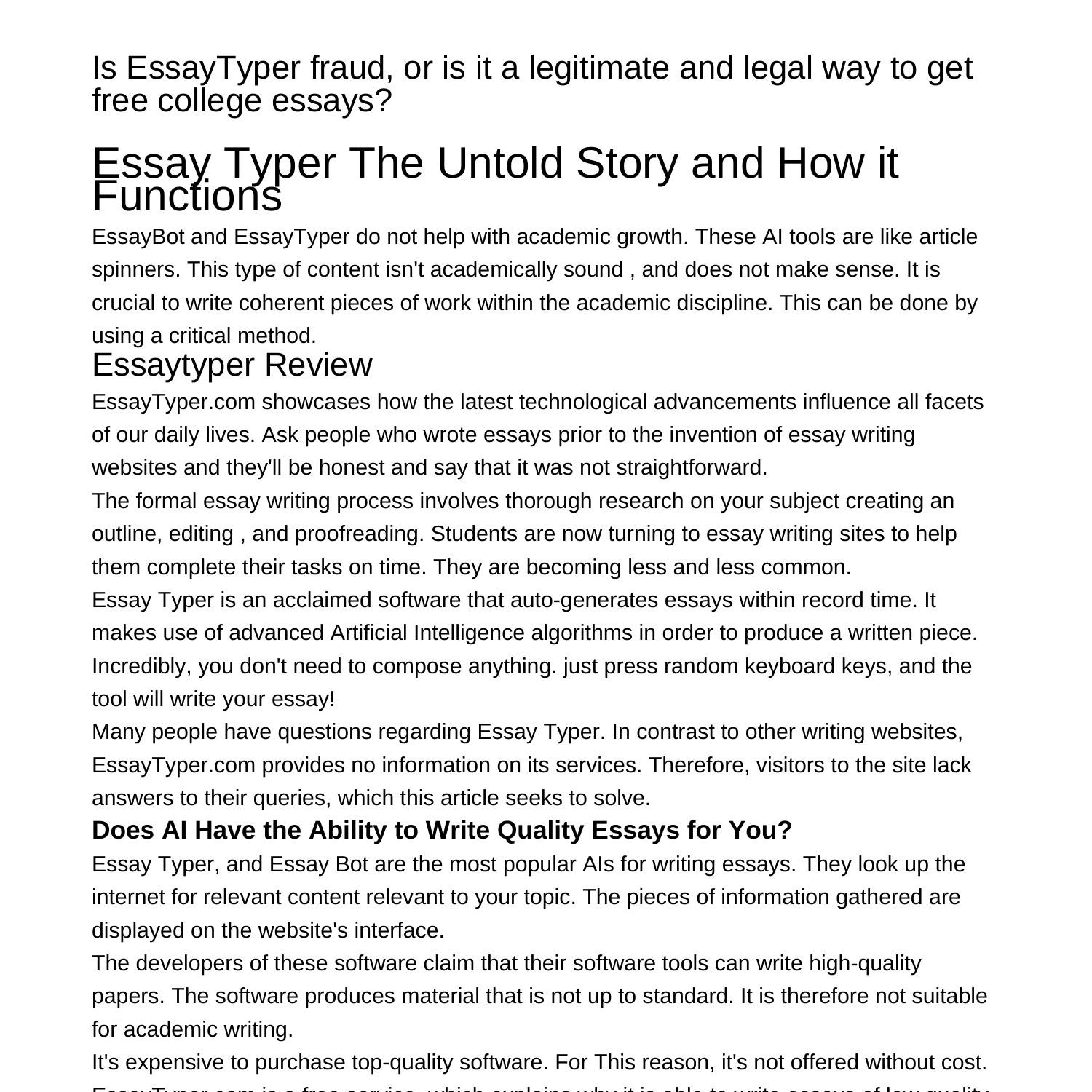Is EssayTyper illegal or fraudulenthhgsp.pdf.pdf | DocDroid