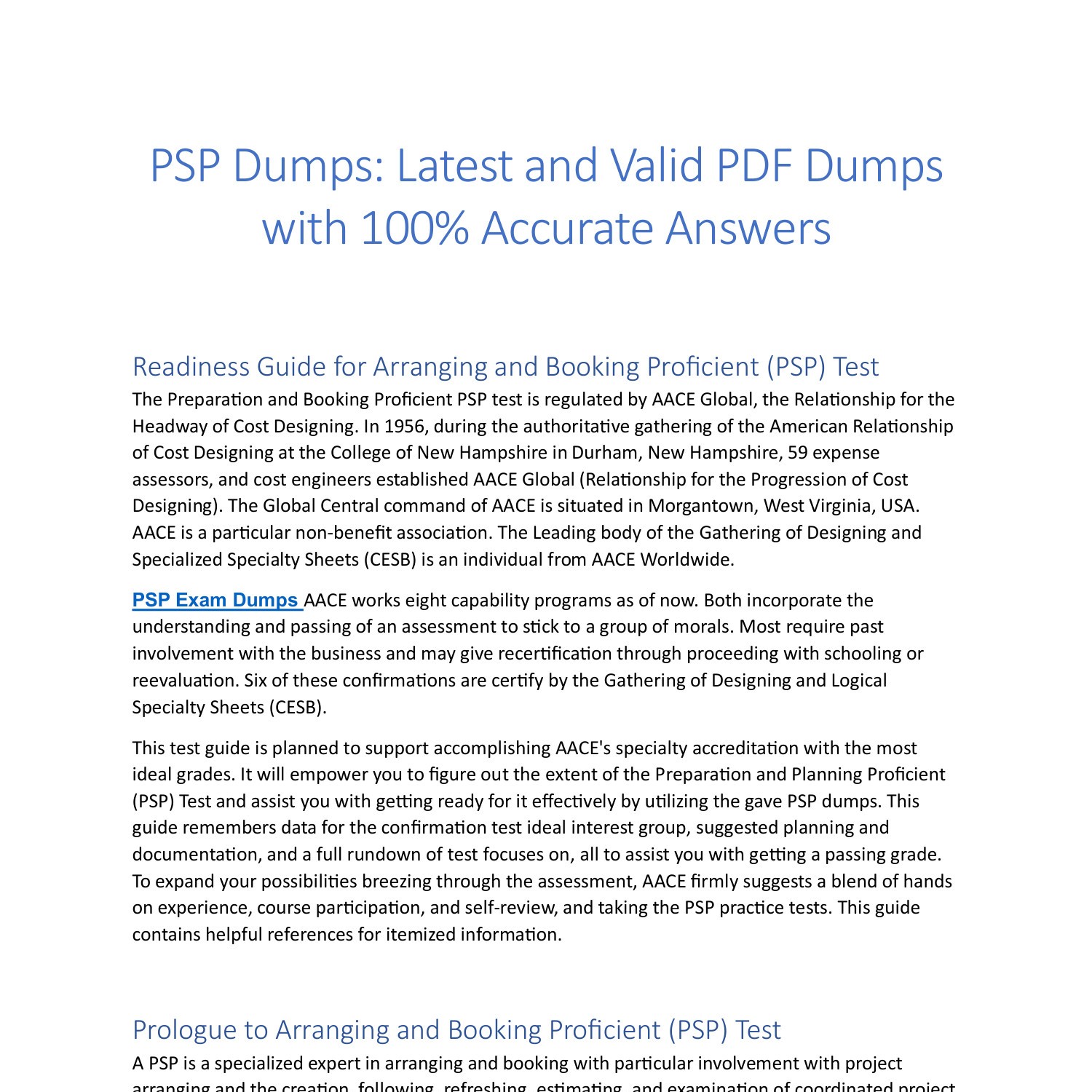 PSP Exam Dumps.pdf | DocDroid