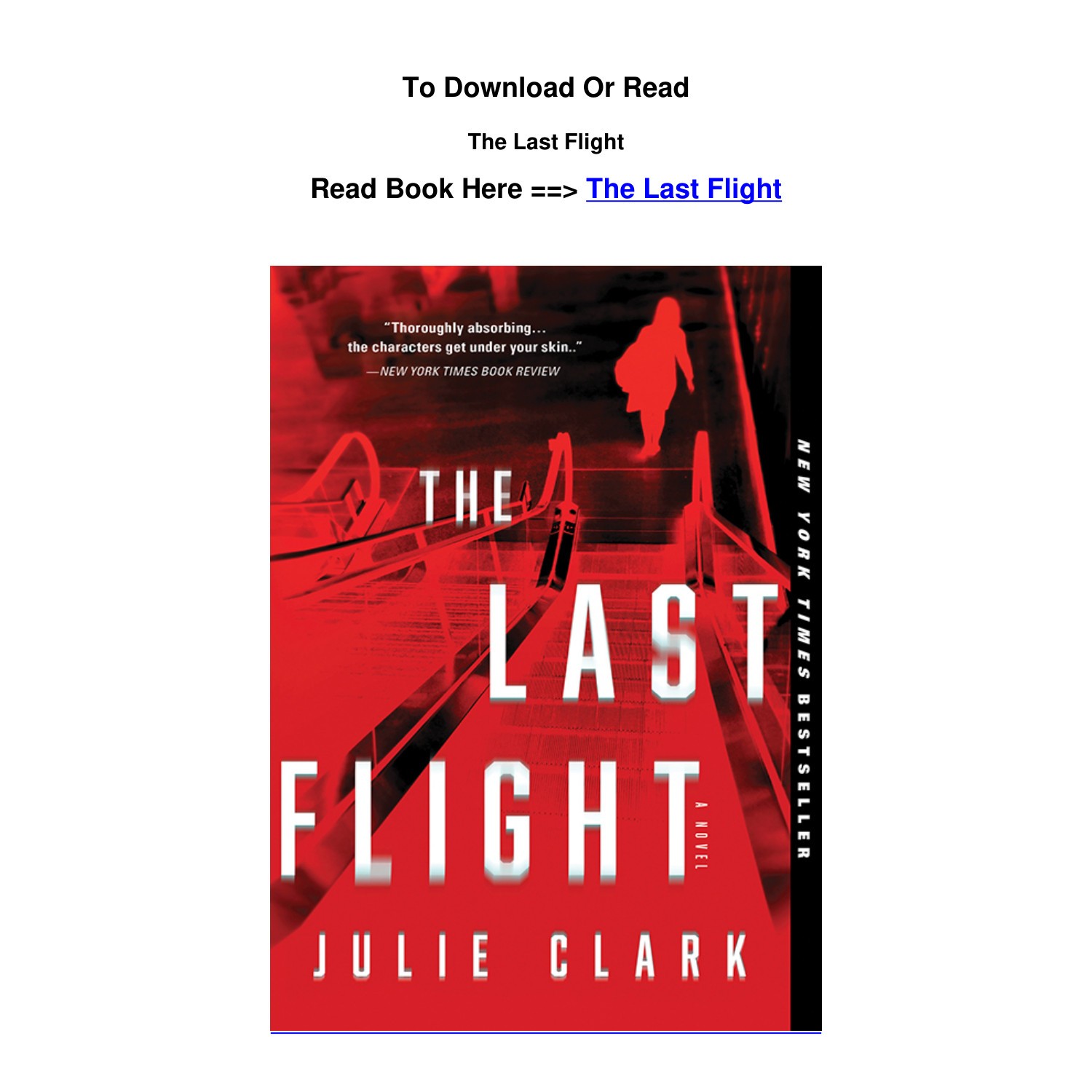 DOWNLOAD EPUB The Last Flight by Julie Clark.pdf | DocDroid