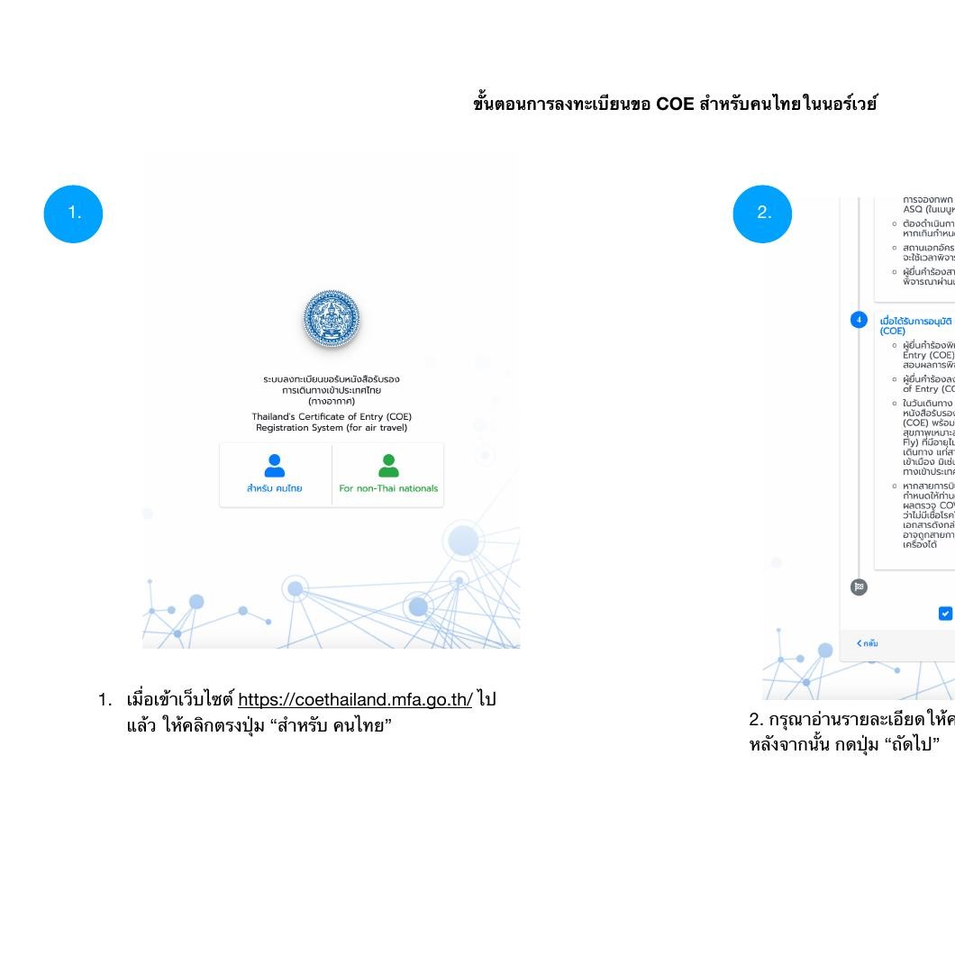 ขั้นตอนการลงทะเบียนขอ COE สำหรับคนไทยในนอร์เวย์.pdf | DocDroid