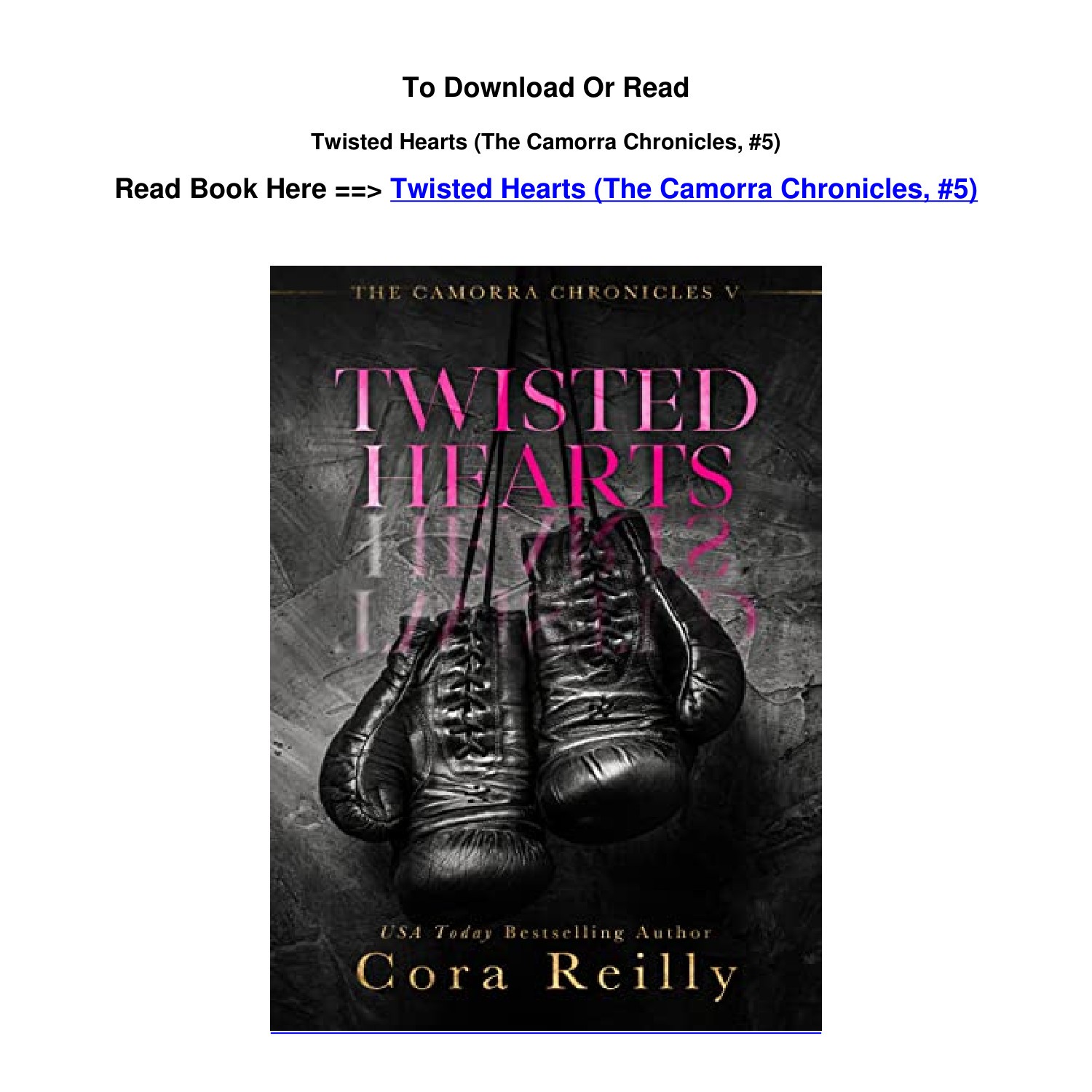 pdf DOWNLOAD Twisted Hearts The Camorra Chronicles 5 By Cora Reilly.pdf | DocDroid