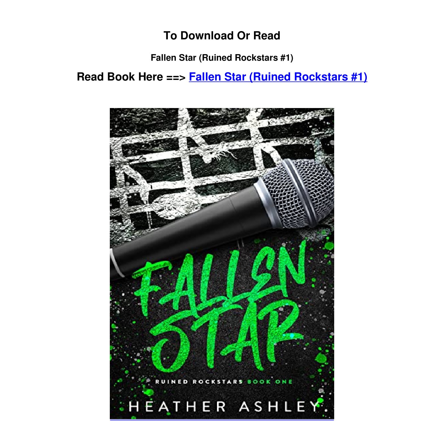 download Pdf Fallen Star Ruined Rockstars 1 By Heather Ashley.pdf | DocDroid