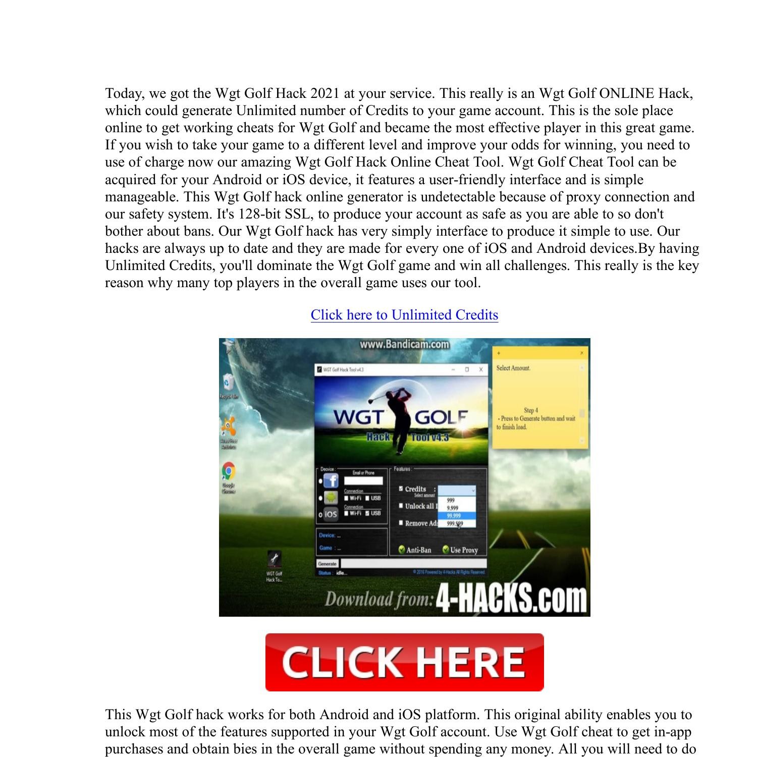 !news! Wgt Golf Hack Credits Generator 2020.pdf | DocDroid