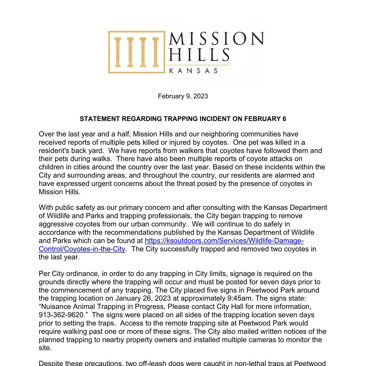 220209 - Statement Regarding Trapping Incident.pdf | DocDroid