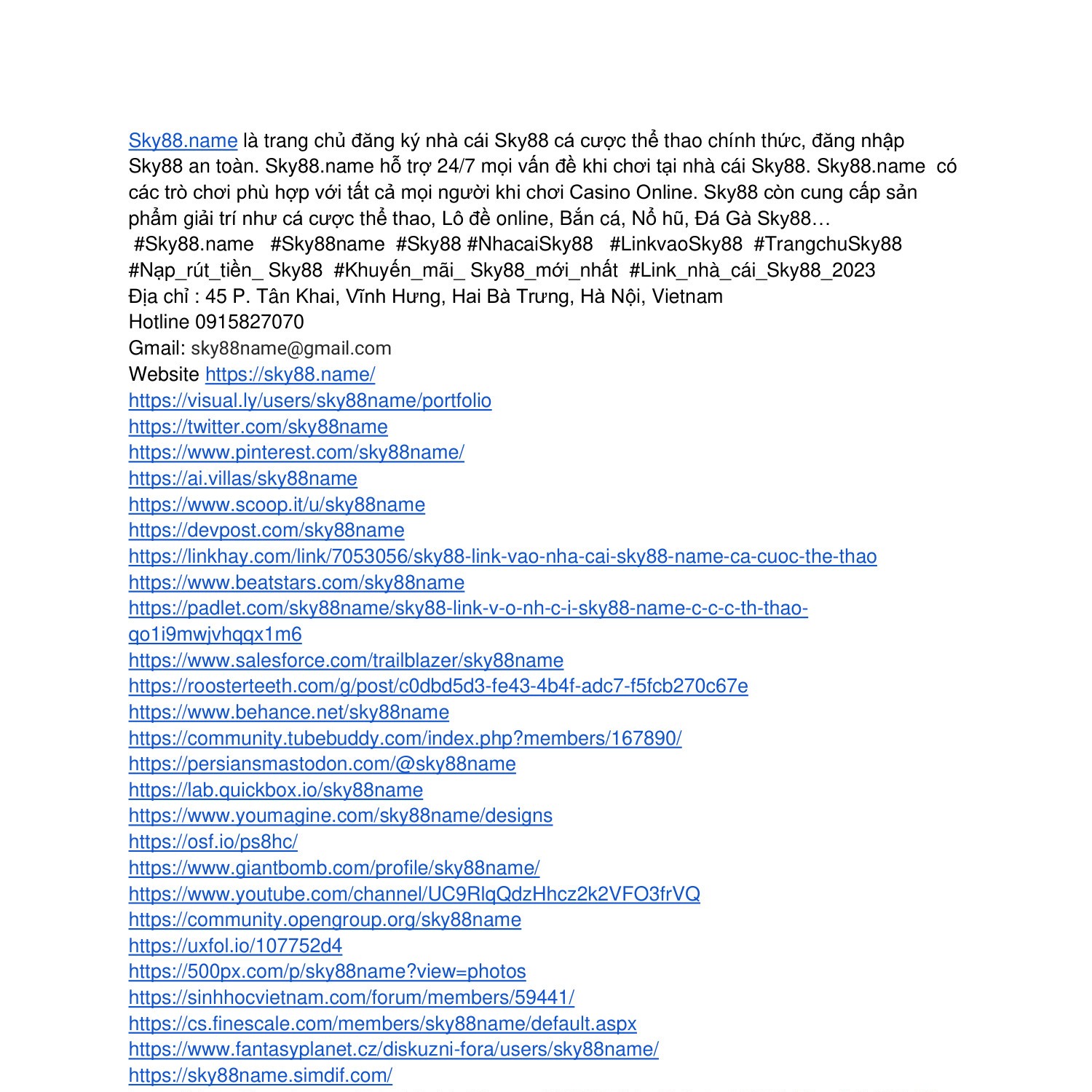 SKY88 - Link Vào Nhà Cái Sky88.name cá cược thể thao.docx | DocDroid