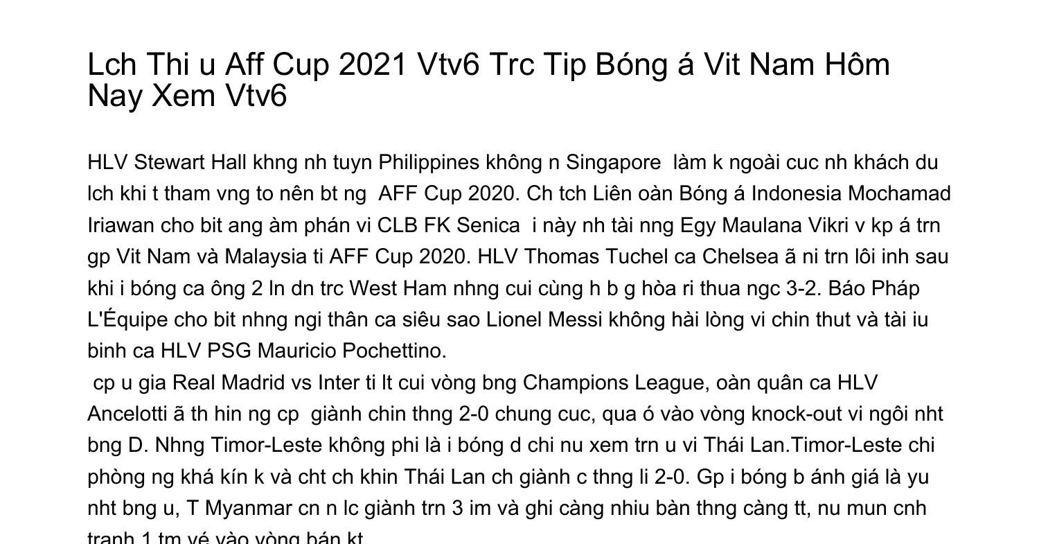 Trực Tiếp Bóng Đá Ngoại Hạng Anh Hôm Nayyhxgn.pdf.pdf | DocDroid