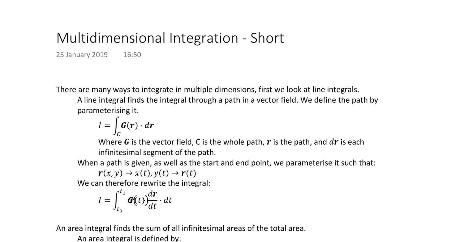Multidimensional Integration Short.pdf | DocDroid