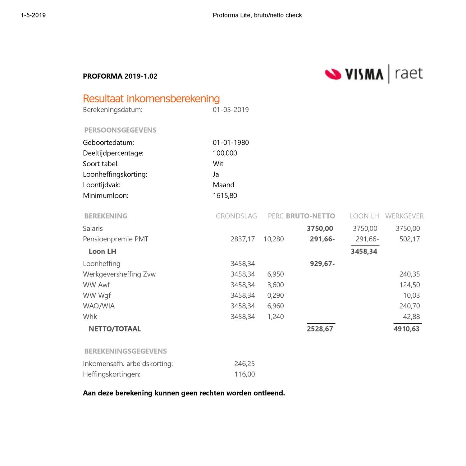 Salarisstrook 45k jaarbasis 3750 maandbasis - incl WG lasten.pdf | DocDroid
