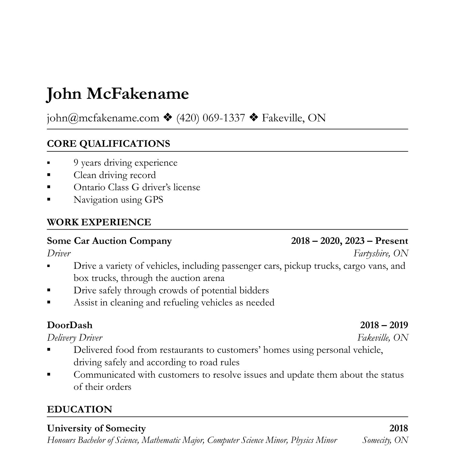 Anonymous Resume Driving.pdf | DocDroid