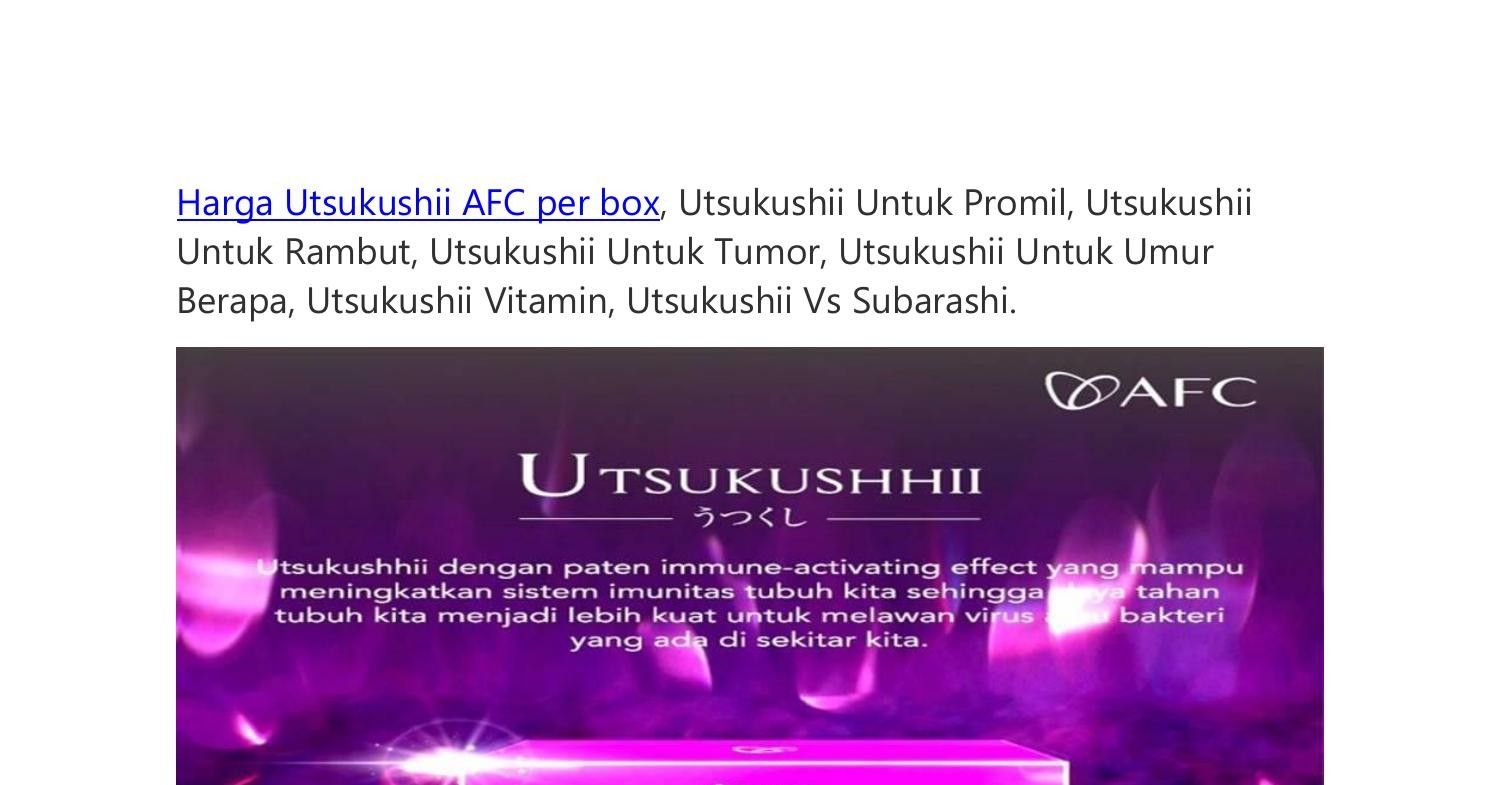 Manfaat Utsukushii AFC.pdf | DocDroid