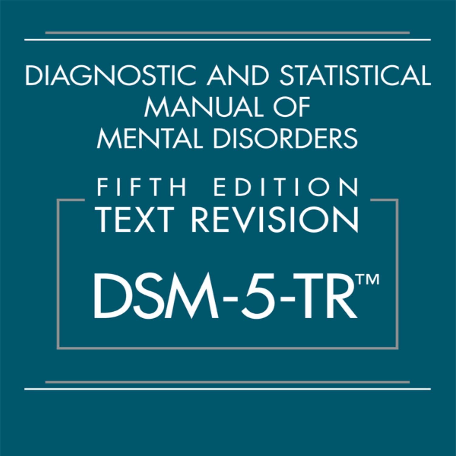 DSM-5-TR.pdf | DocDroid