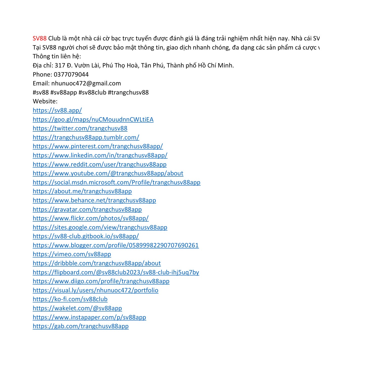 SV88 Club.xlsx | DocDroid