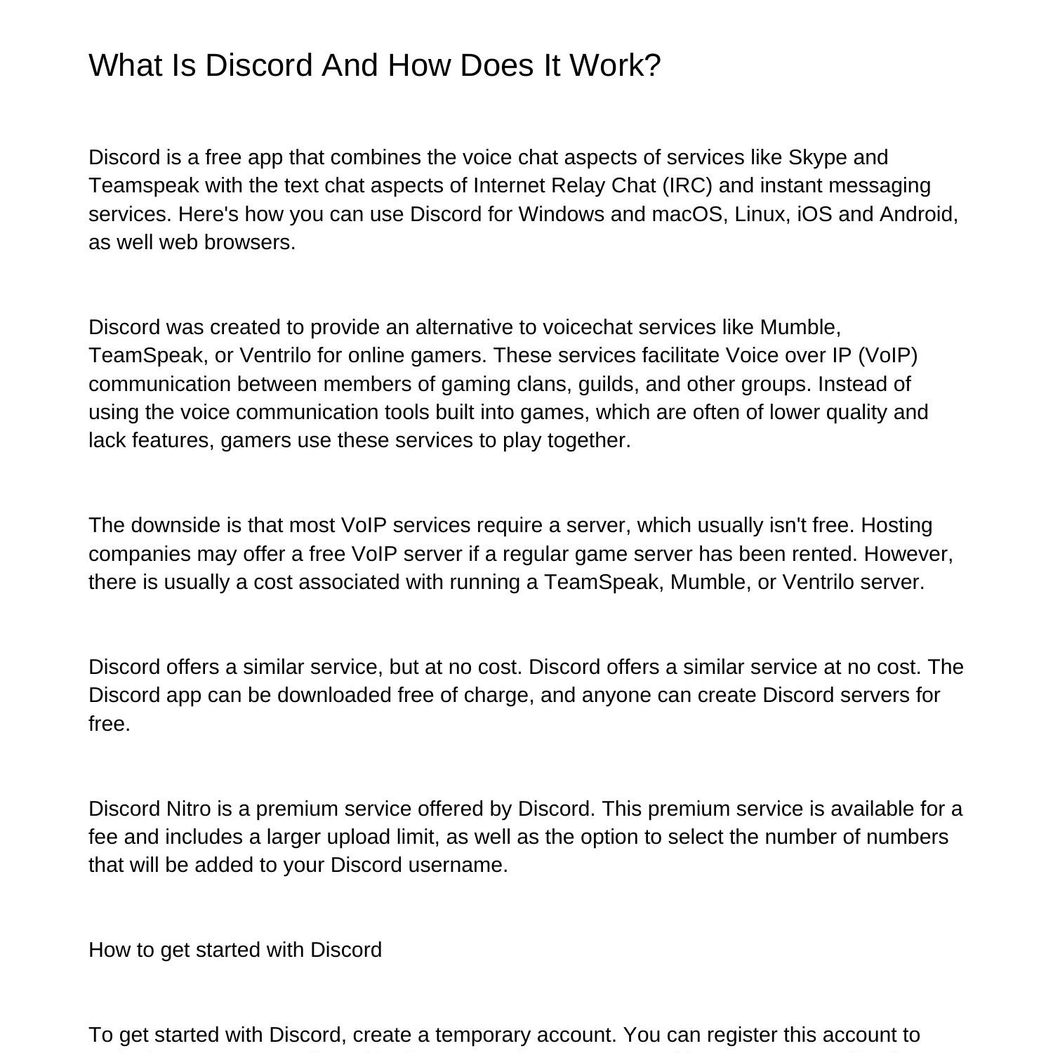 What Is Discord And How Does It Workcuwxp.pdf.pdf | DocDroid