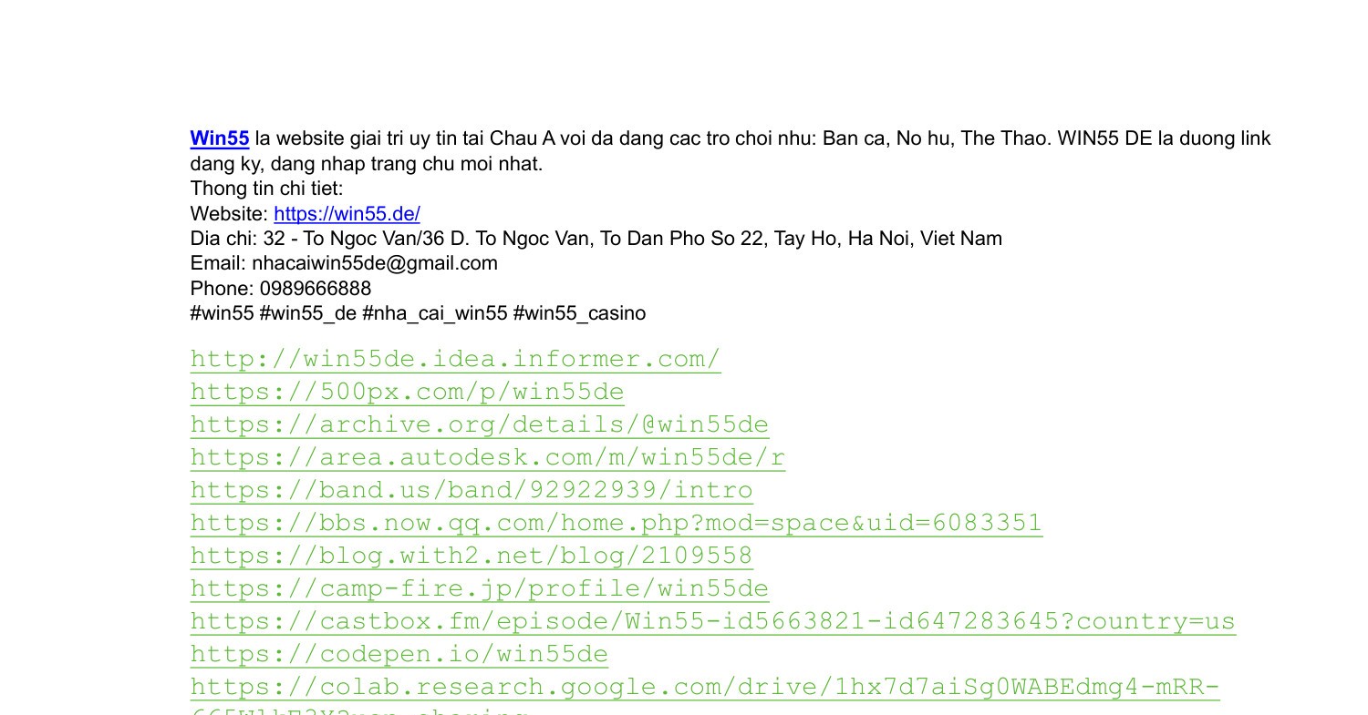 Win55 - Link Đăng Ký, Đăng Nhập WIN55 Mới Nhất.docx | DocDroid