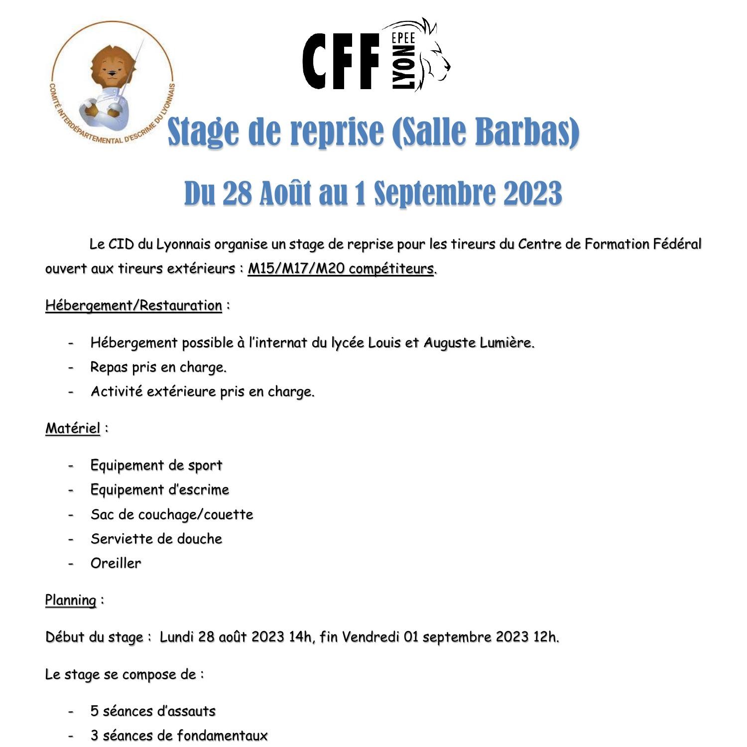 Feuille de route Stage d'été 2023.pdf | DocDroid