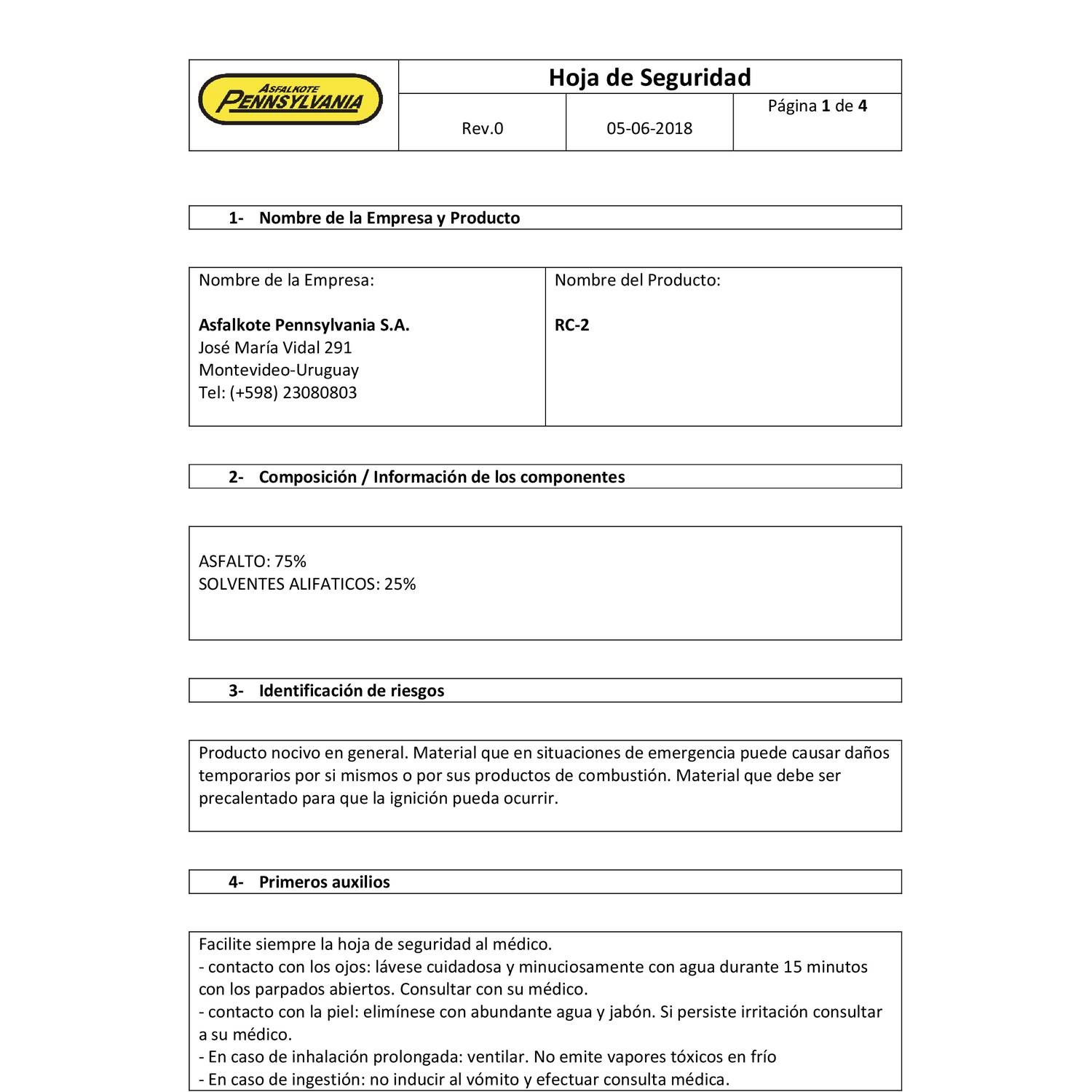 MSDS-RC2.pdf | DocDroid
