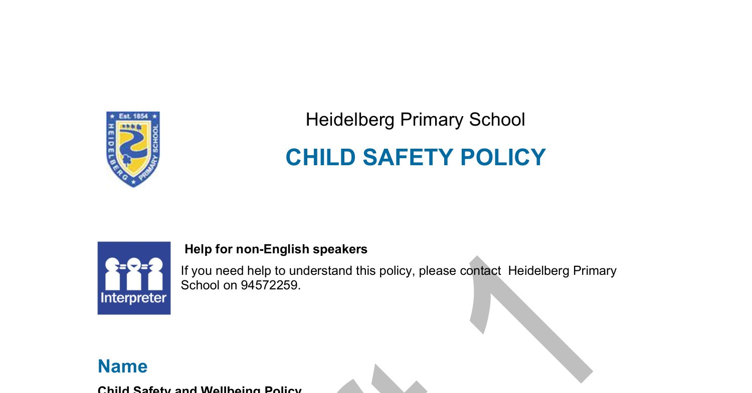 Child Safety Policy Draft.pdf | DocDroid