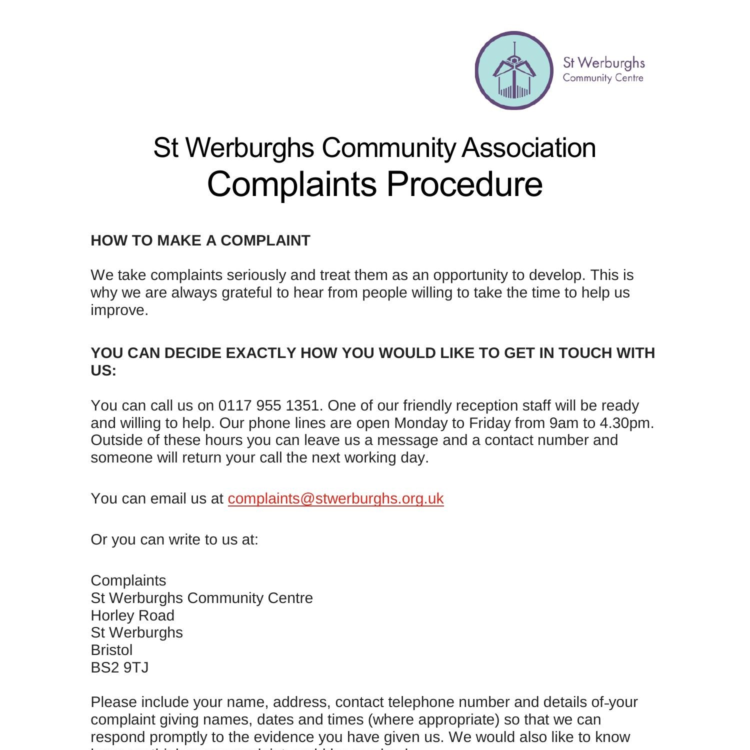 Complaints Procedure 2022.pdf | DocDroid