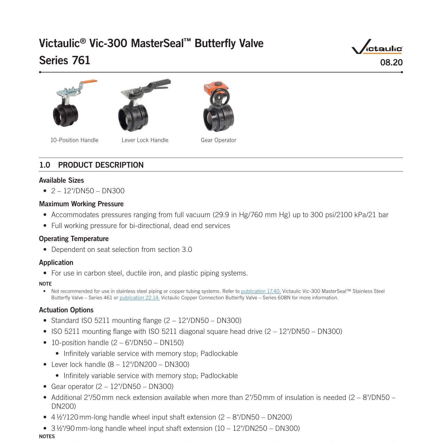 08.20 Victaulic 761 Grooved Butterfly Valve.pdf | DocDroid