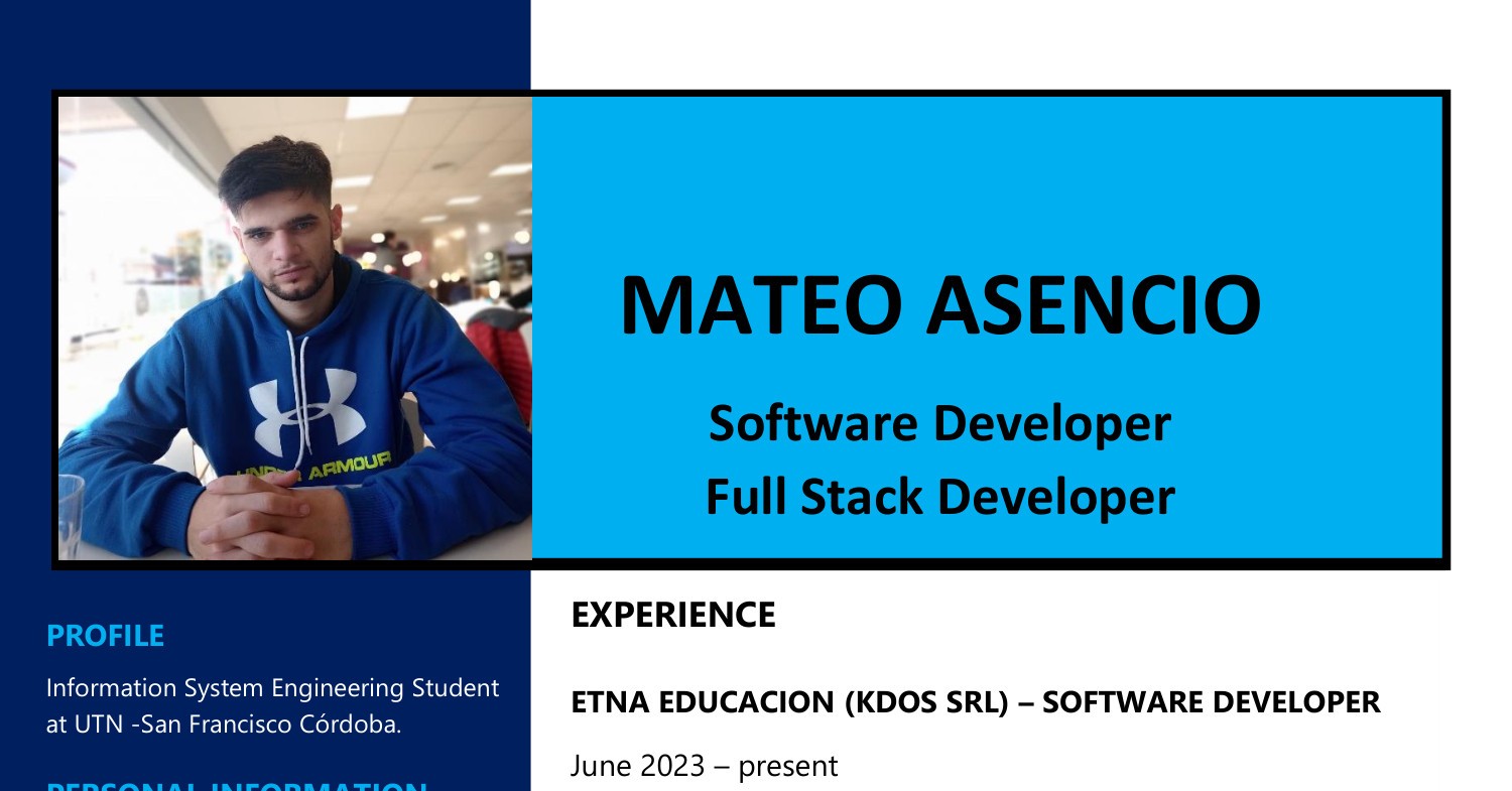 English CV Mateo Asencio.pdf | DocDroid