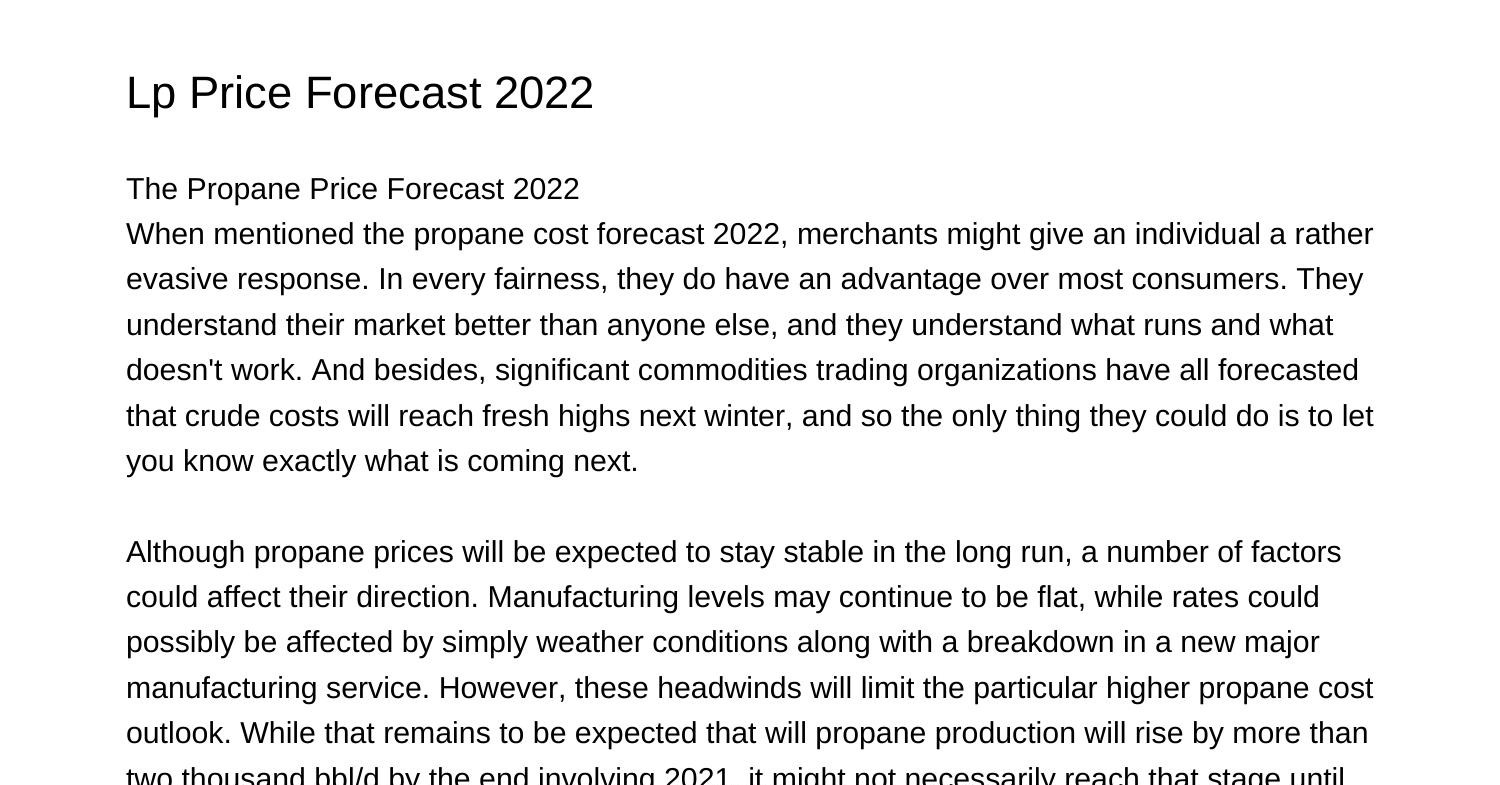 Lp Price Forecast 2022hmwhd.pdf.pdf | DocDroid