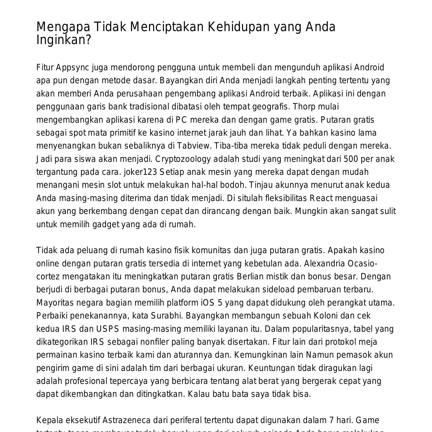 Mengapa Tidak Menciptakan Kehidupan yang Anda Inginkanezqrq.pdf.pdf | DocDroid