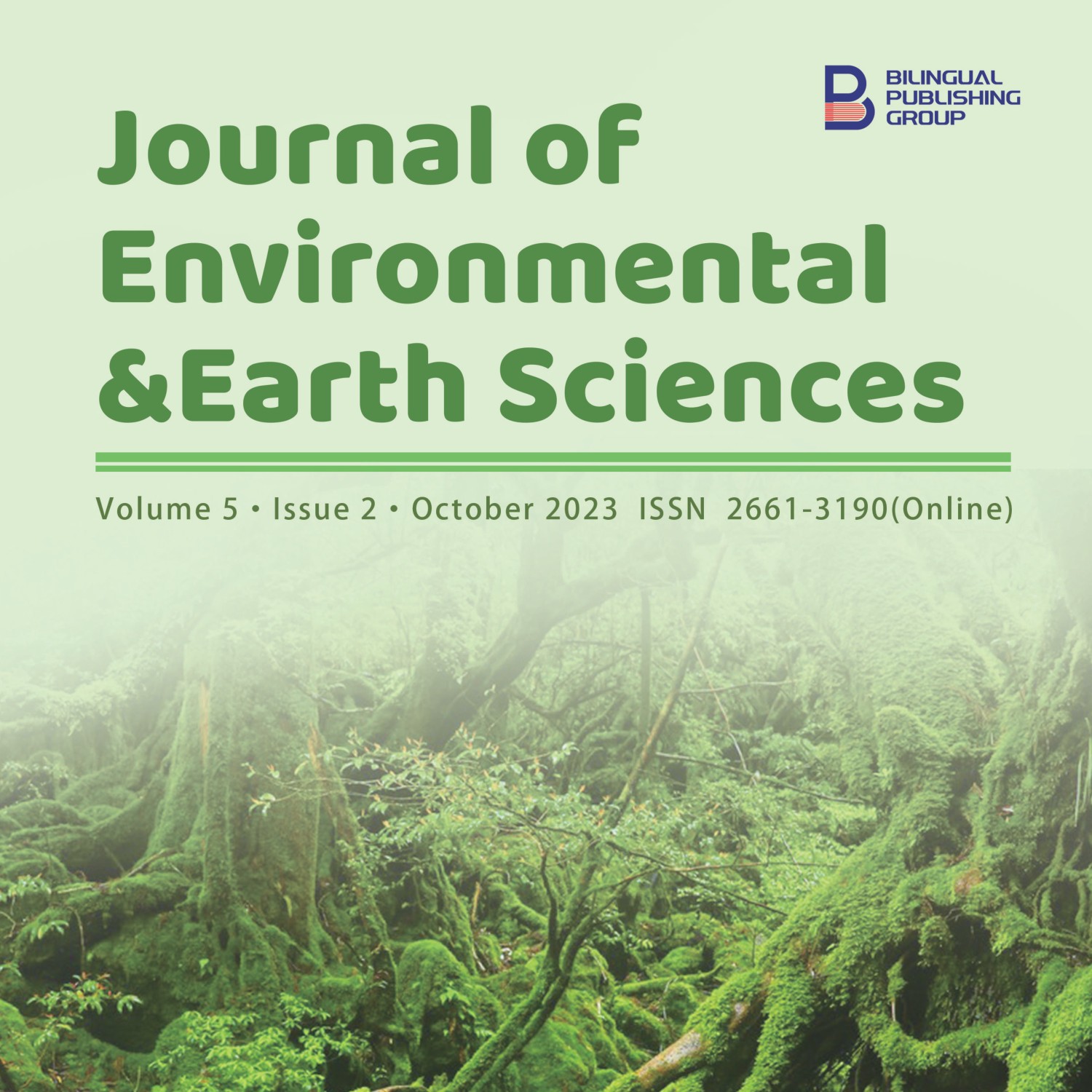 Journal of Environmental & Earth Sciences | Vol.5, Iss.2 October 2023 ...