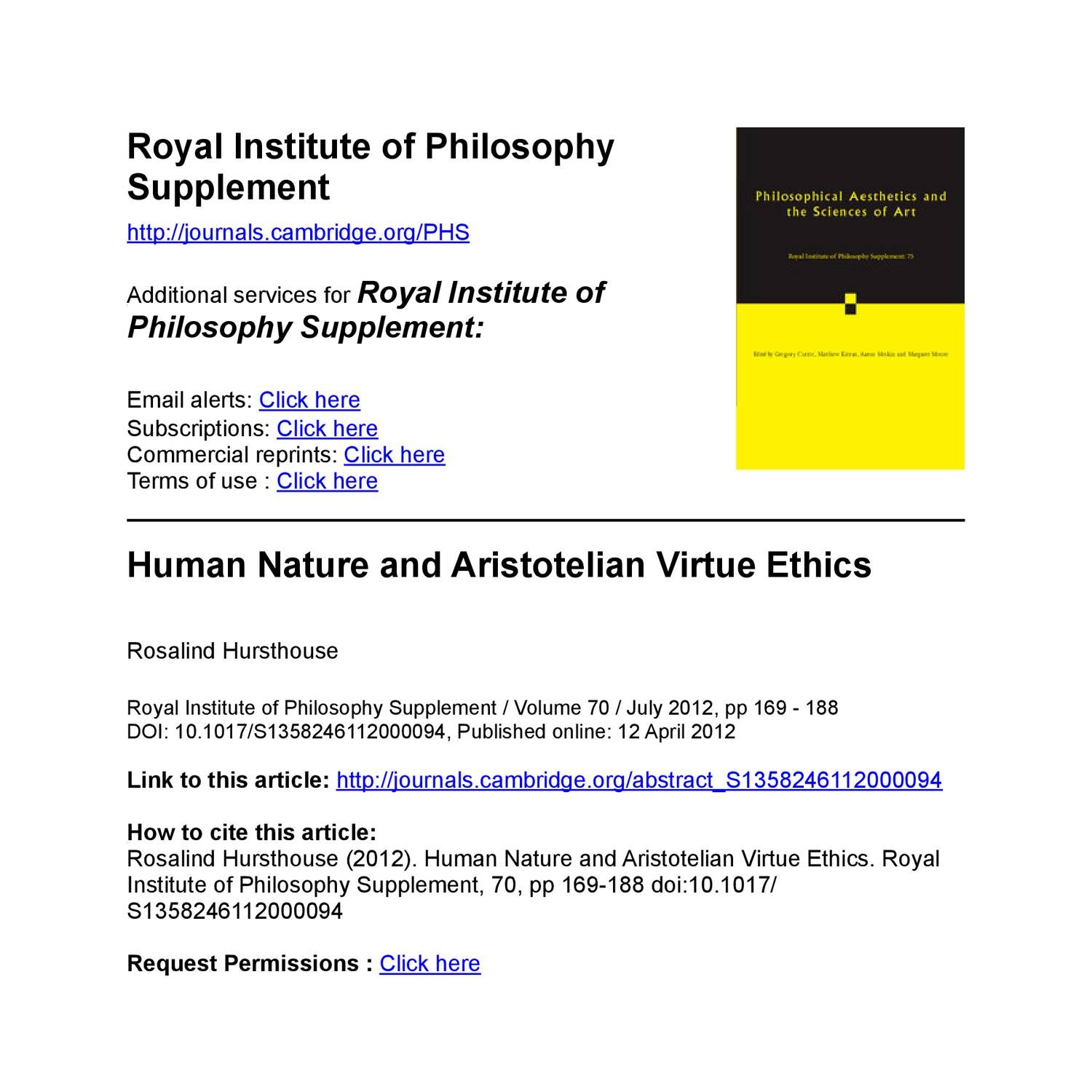 hursthouse-r_human-nature-and-aristotelian-virtue-ethics.pdf | DocDroid