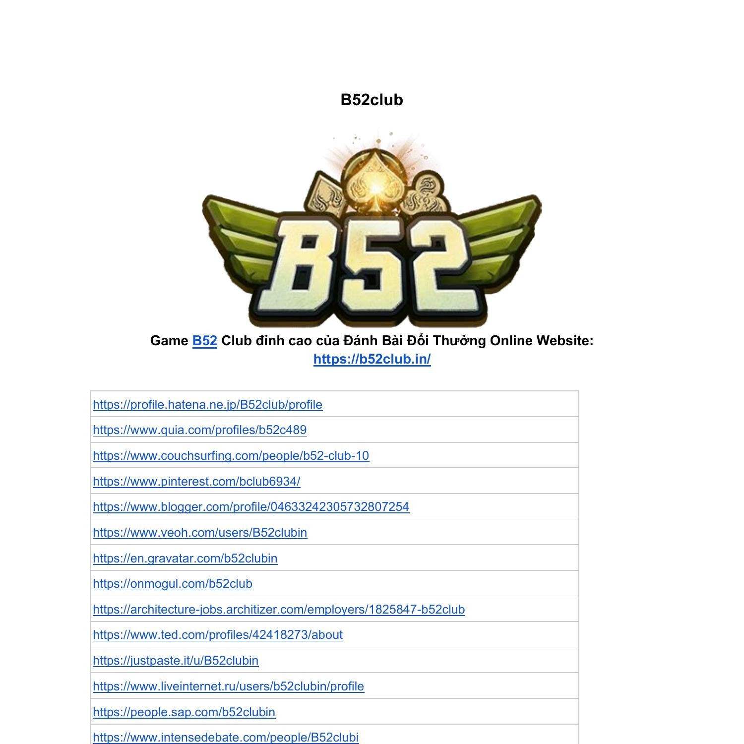 B52club.docx | DocDroid