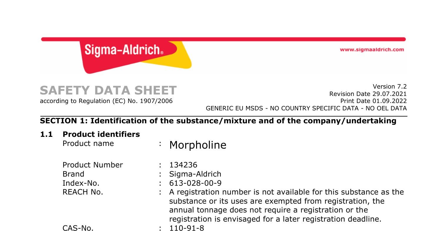 Morpholine SA.pdf | DocDroid