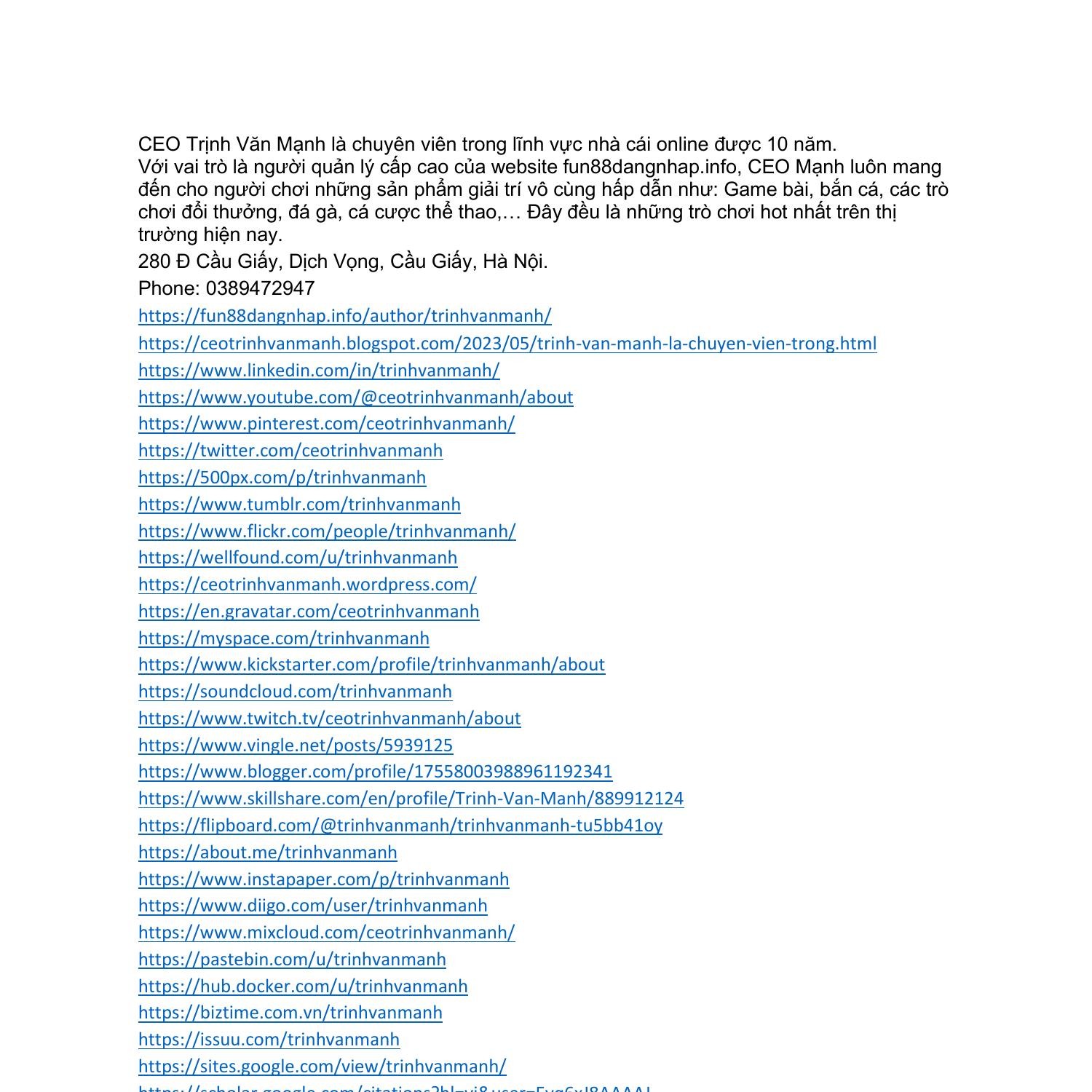 Trịnh Văn Mạnh.docx | DocDroid