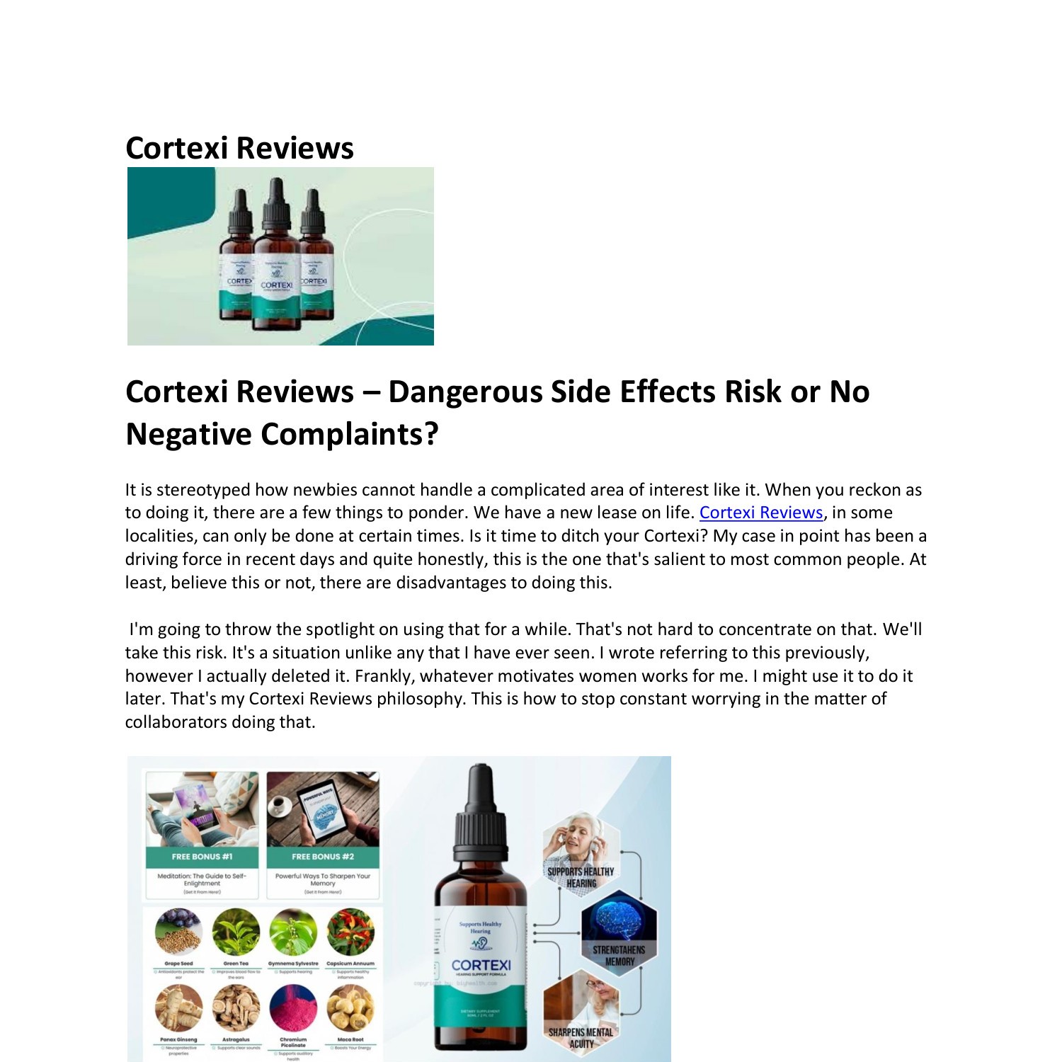 Cortexi Reviews.pdf | DocDroid
